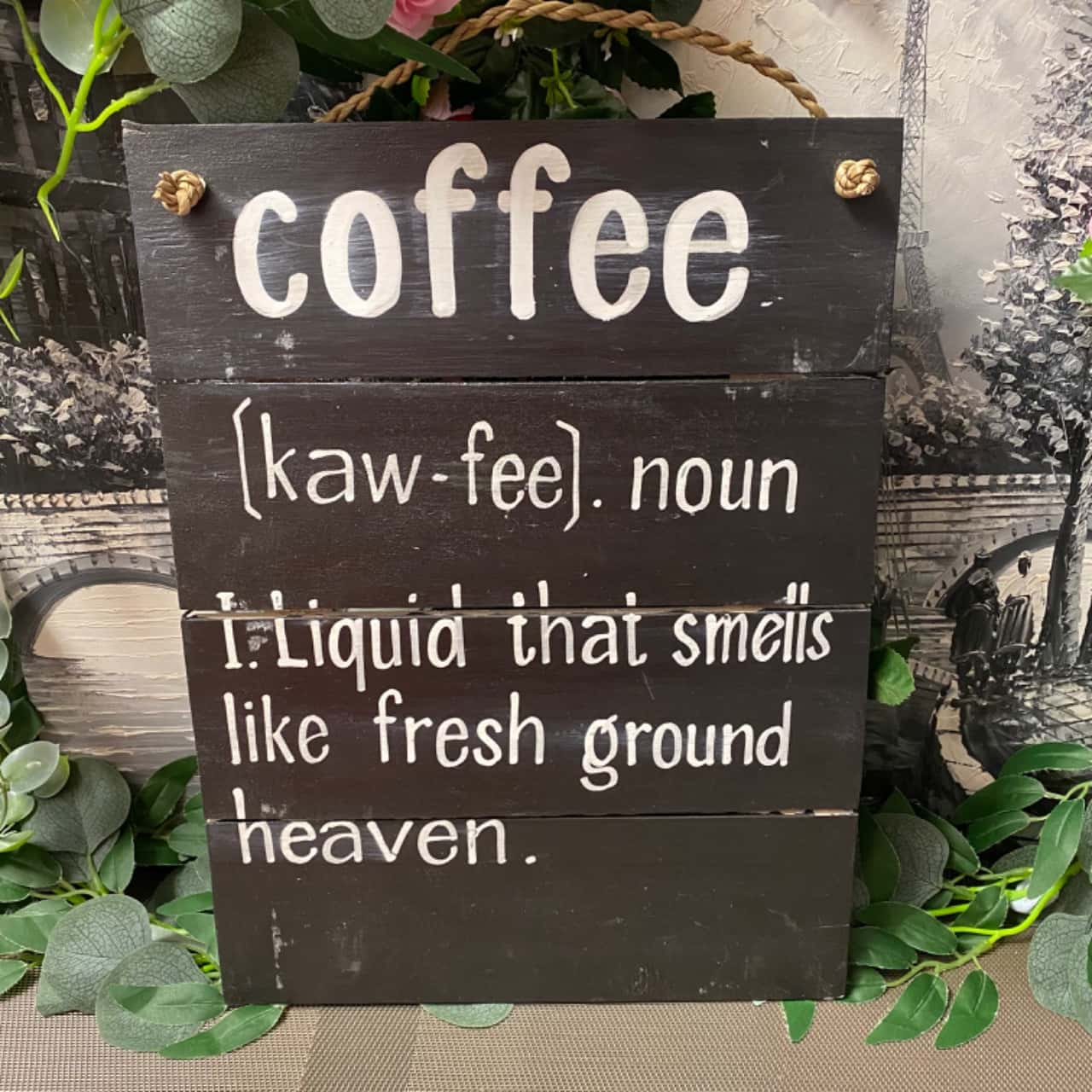 30 x 40cm Wooden Coffee Sign(s)