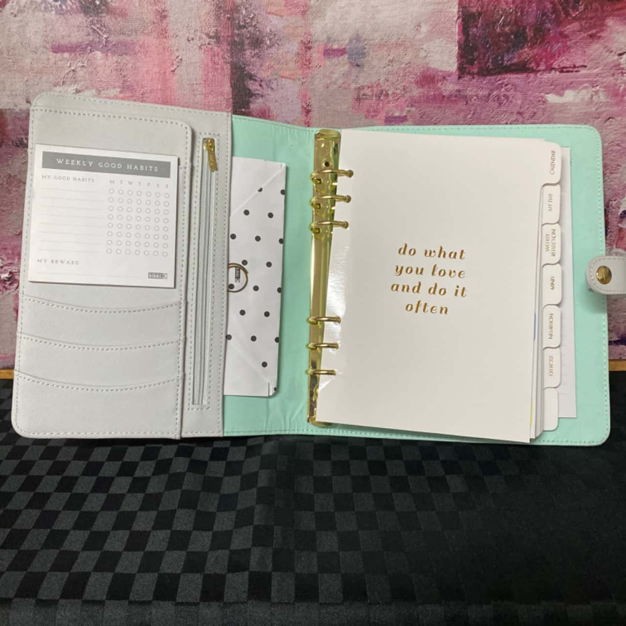 A5 Leather Personal Planner Blue *DISCOUNTED*(s)