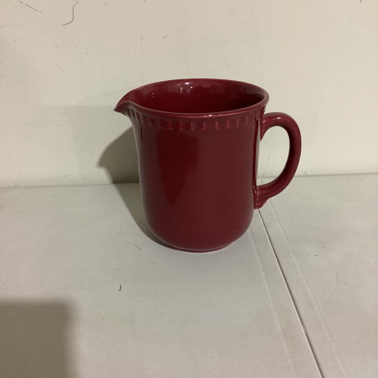 Vintage Haddon Hall Burgundy Jug By T G Green