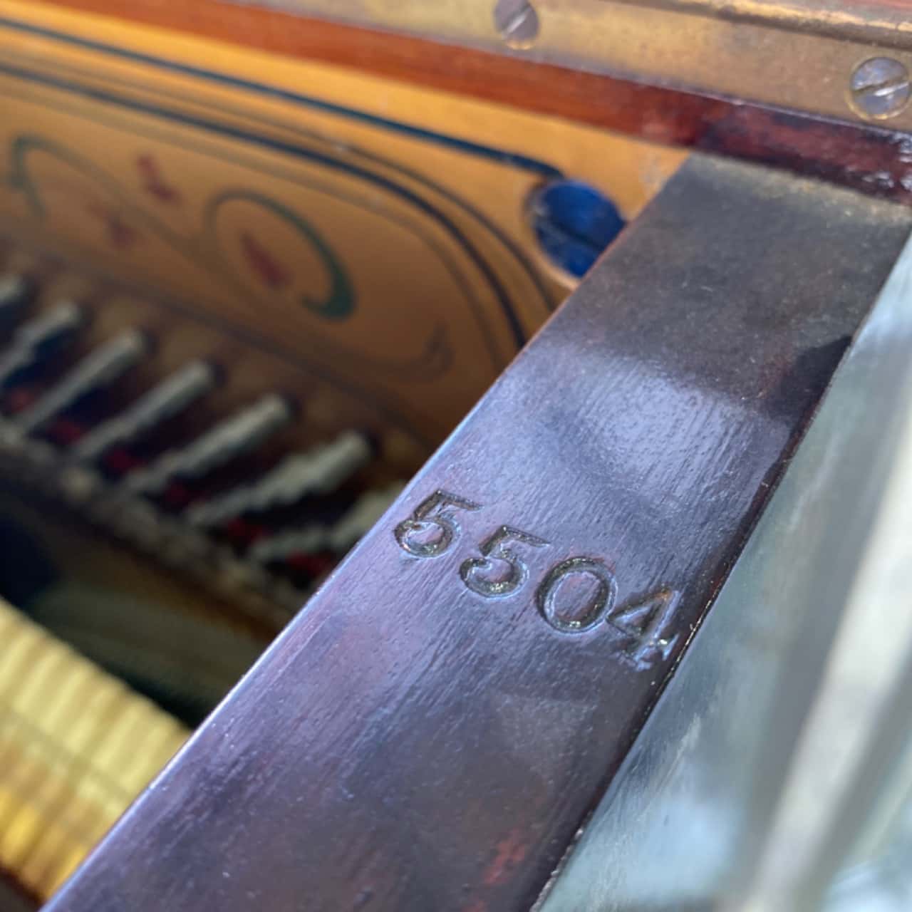 Vintage Julius Pfaffe Upright Piano ~ Hugo Wertheim