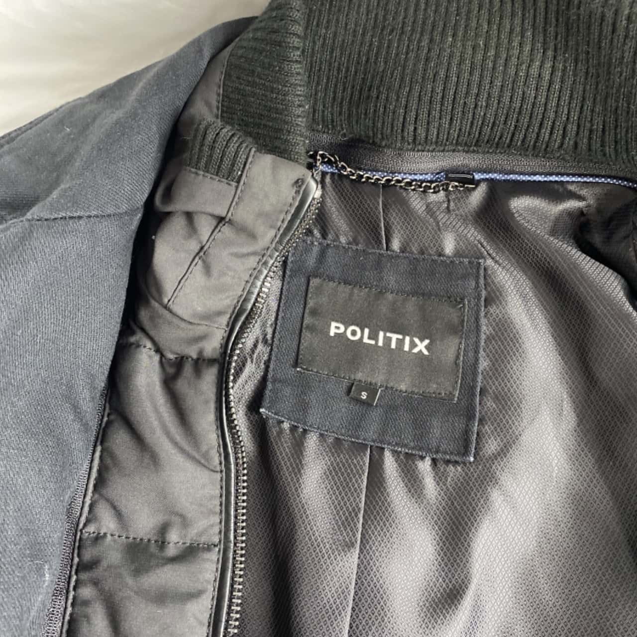 Politix Mens Size S Winter Jacket Black