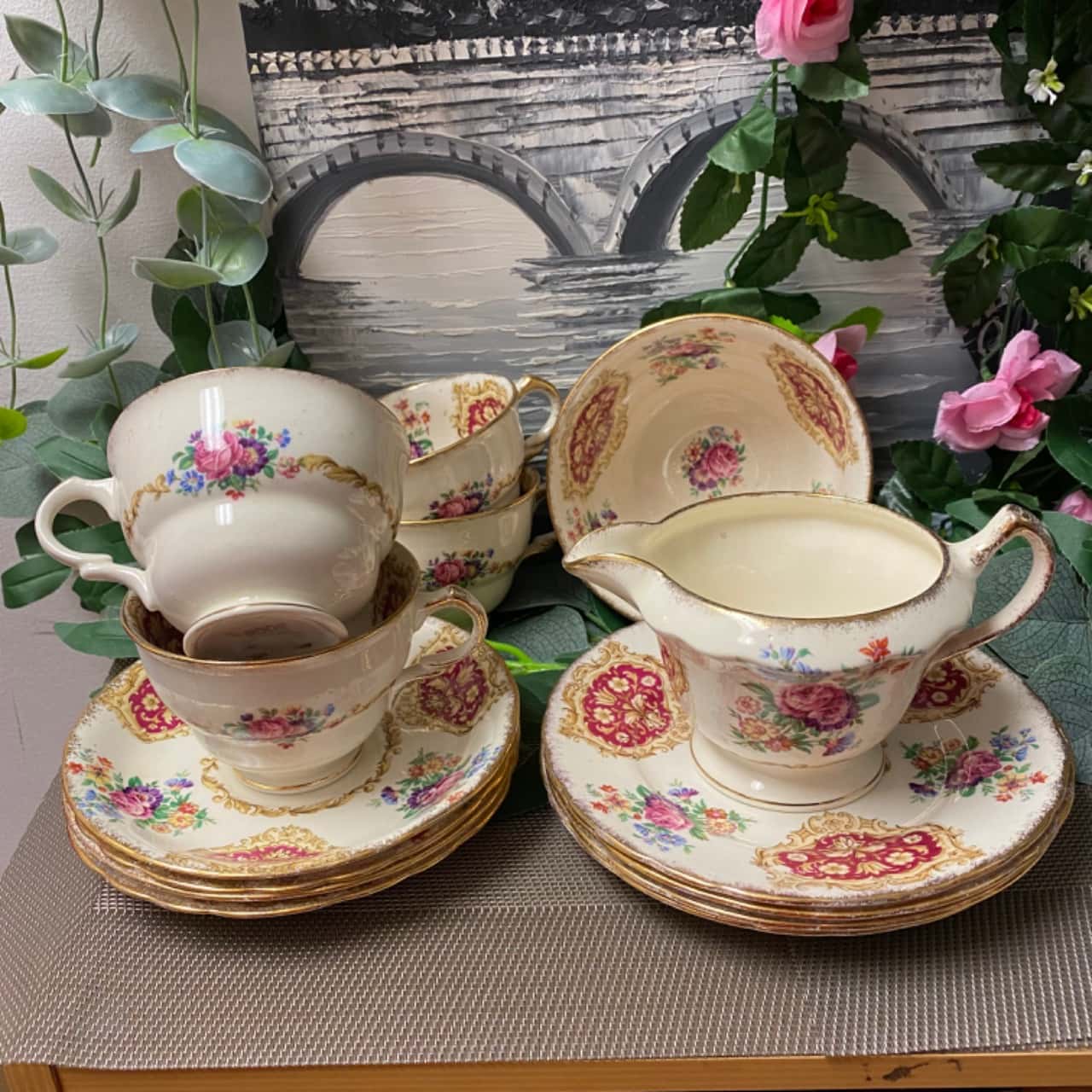 James Kent Vintage Tea Set x 4 Made in England (s)