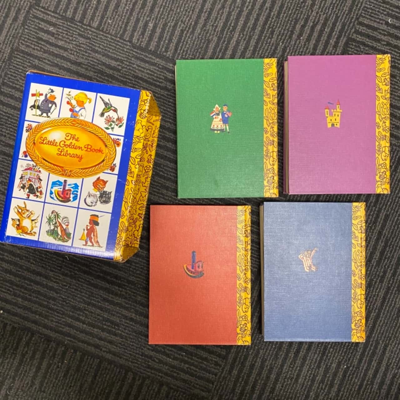 Vintage Little Golden book library set of four(s)