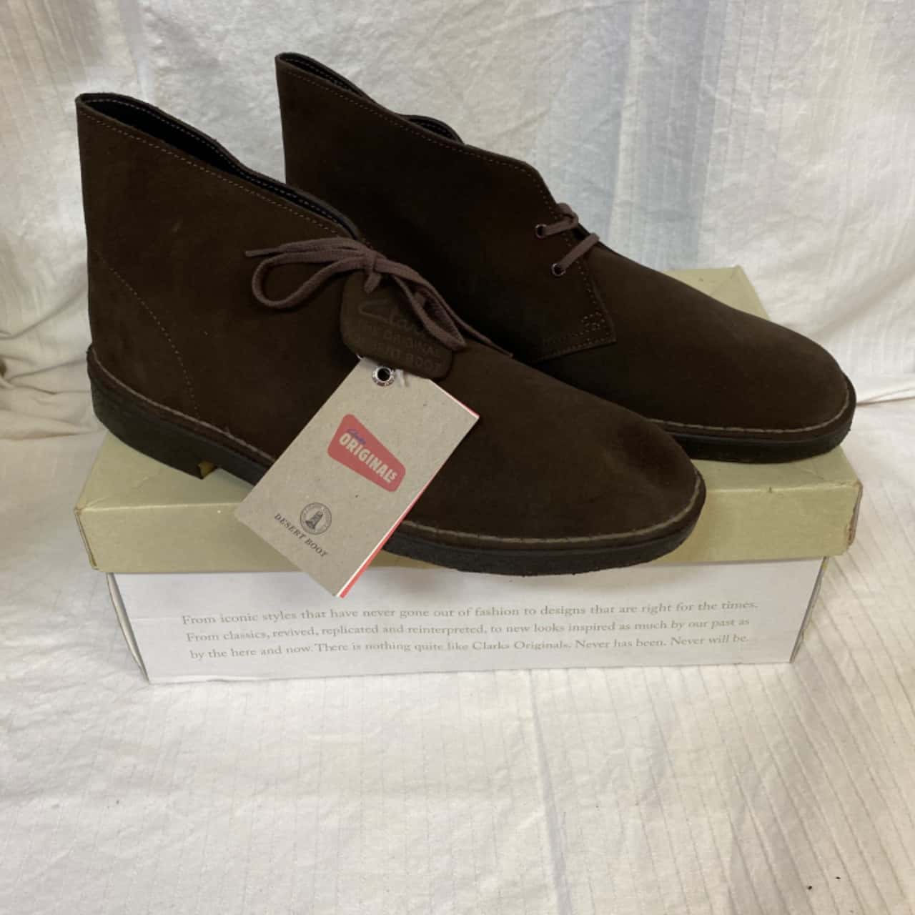 Clarks Originals Mens Size 11 Brown Desert Boot(s)