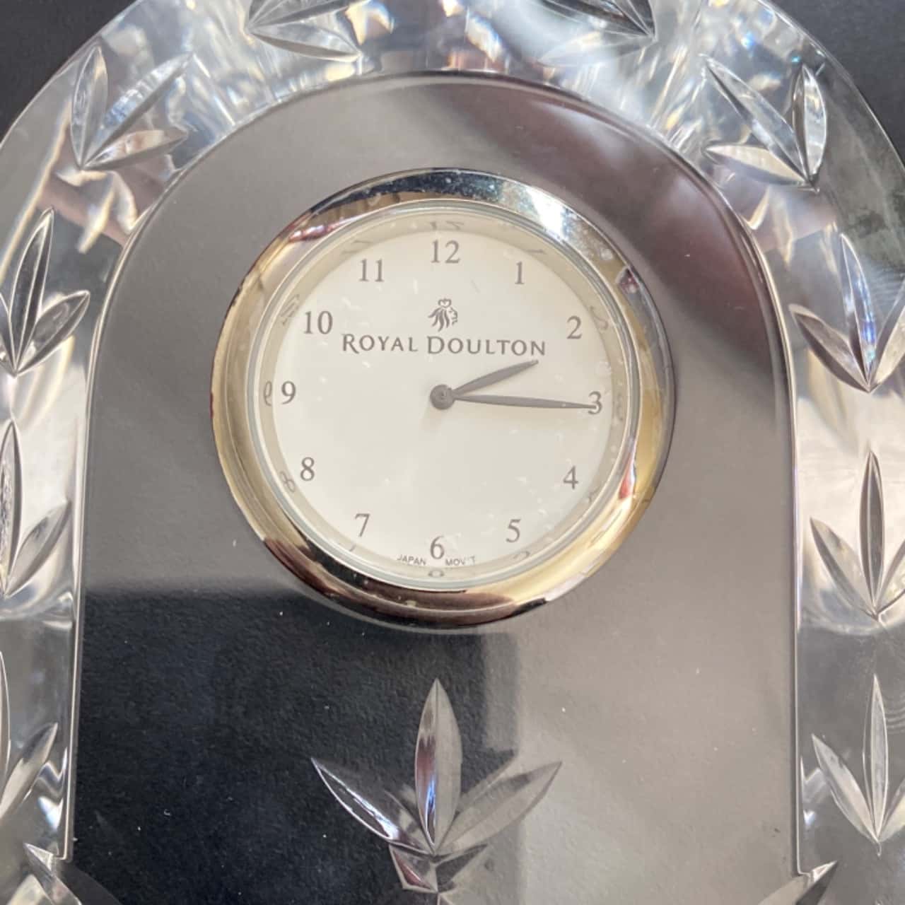 Royal Doulton Crystal Clock