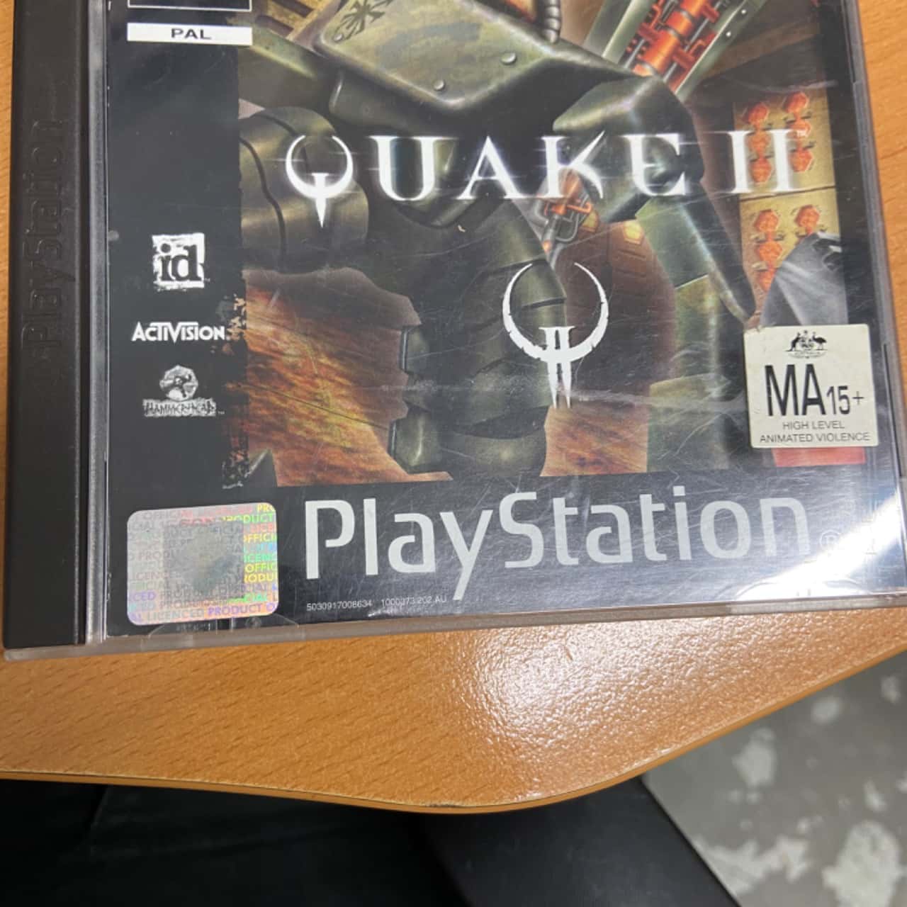 retro Playstation 1 Quake 2 witch case (s)