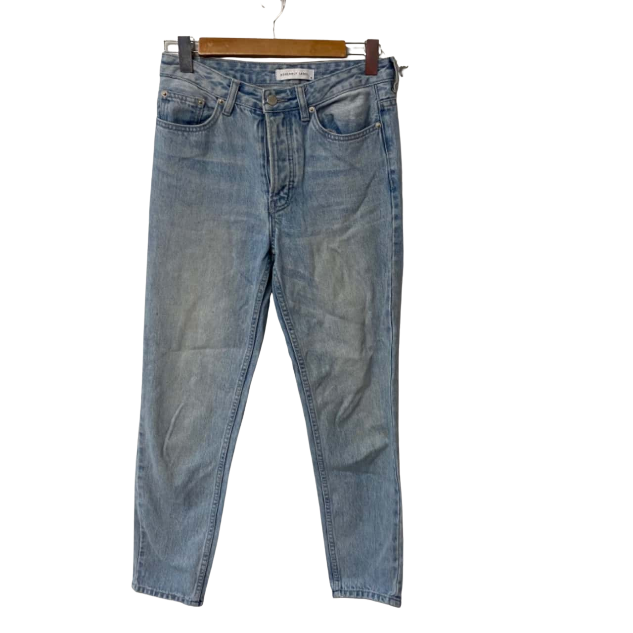 Assembly Label Womens Size 8 High-Waisted Jeans Blue (s)