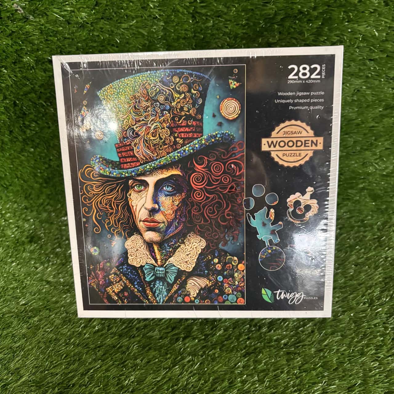 Twigg Puzzles Mad Hatter 282pc Wooden Jigsaw Puzzle (New)(s)