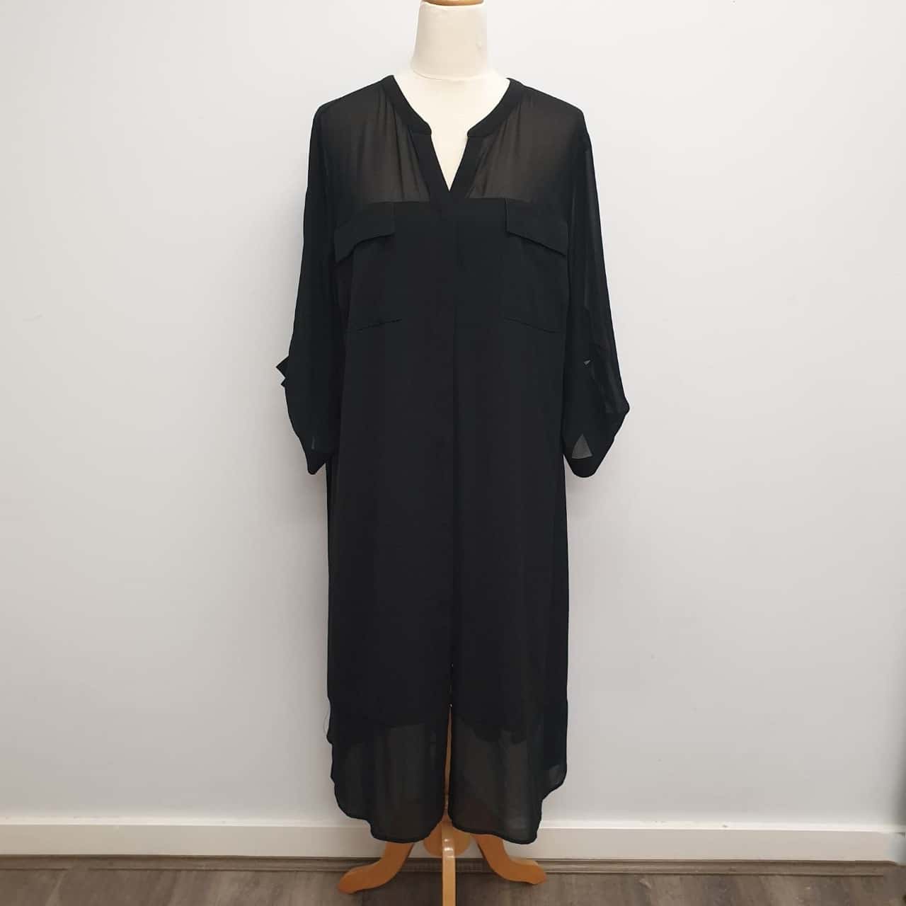 Autograph Super Classy Black Two Way - With or Without Belt - Shirt ...