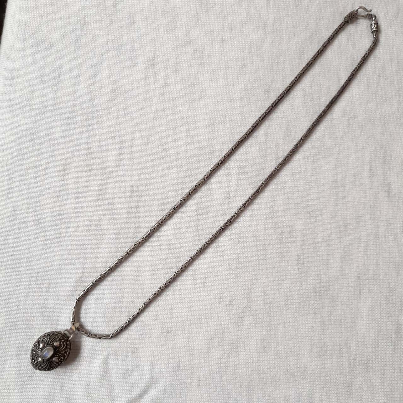 Women's Necklaces Silver 925 With Sniff Box Perfume Cream Form/ Mother ...