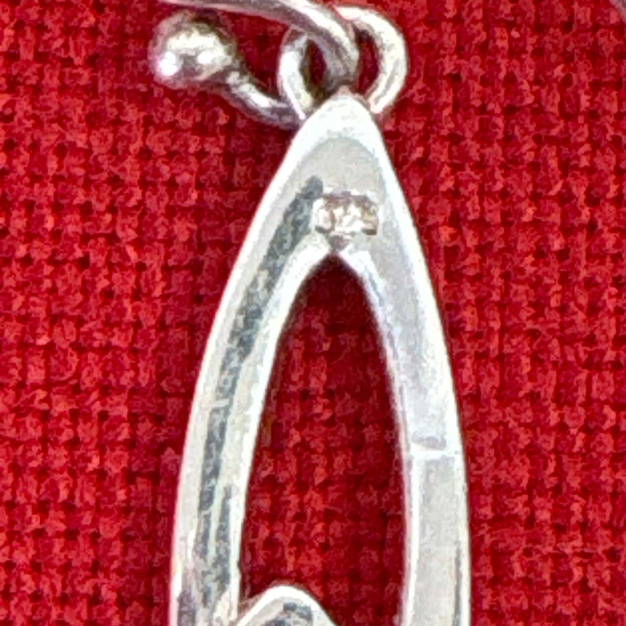 Women's 925 Silver double Marquis Drop Dangle Earrings