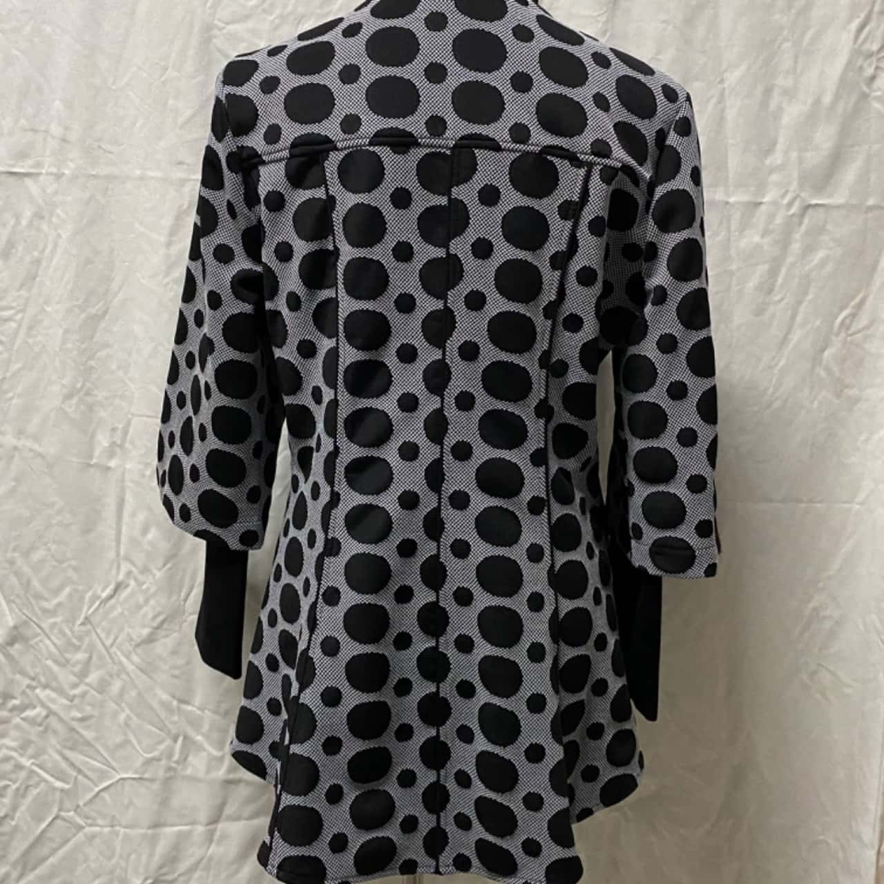 Renoma Black Spotted Jacket Size 12(s)