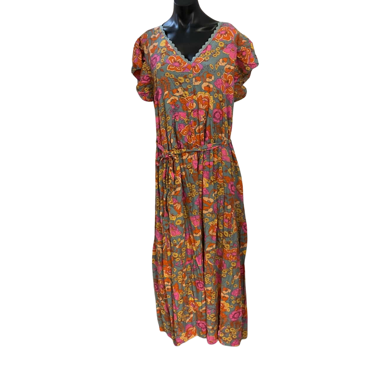 Rusttydustty Womens Size XXL Casual Dress Floral (s)