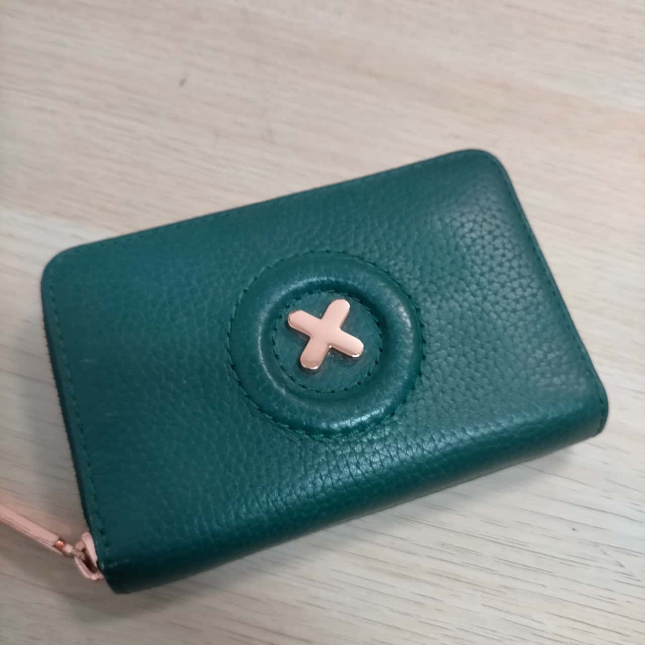 Mimco Green Zip Purse VGUC(s)