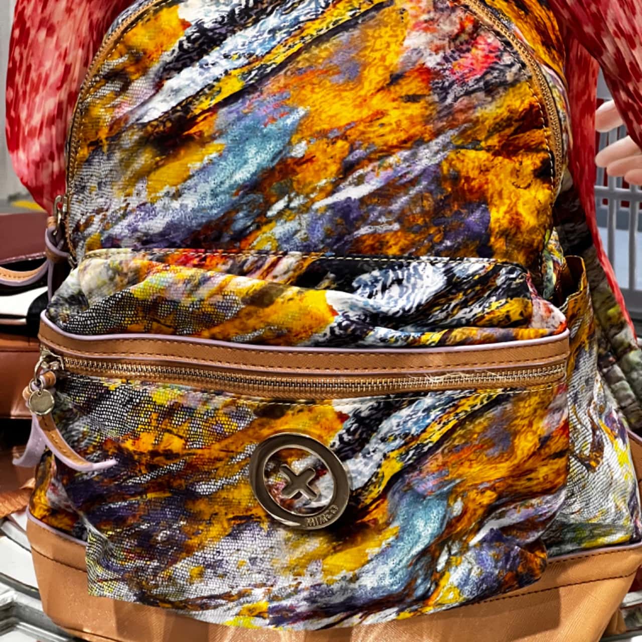 Mimco Womens multi print back pack (s)