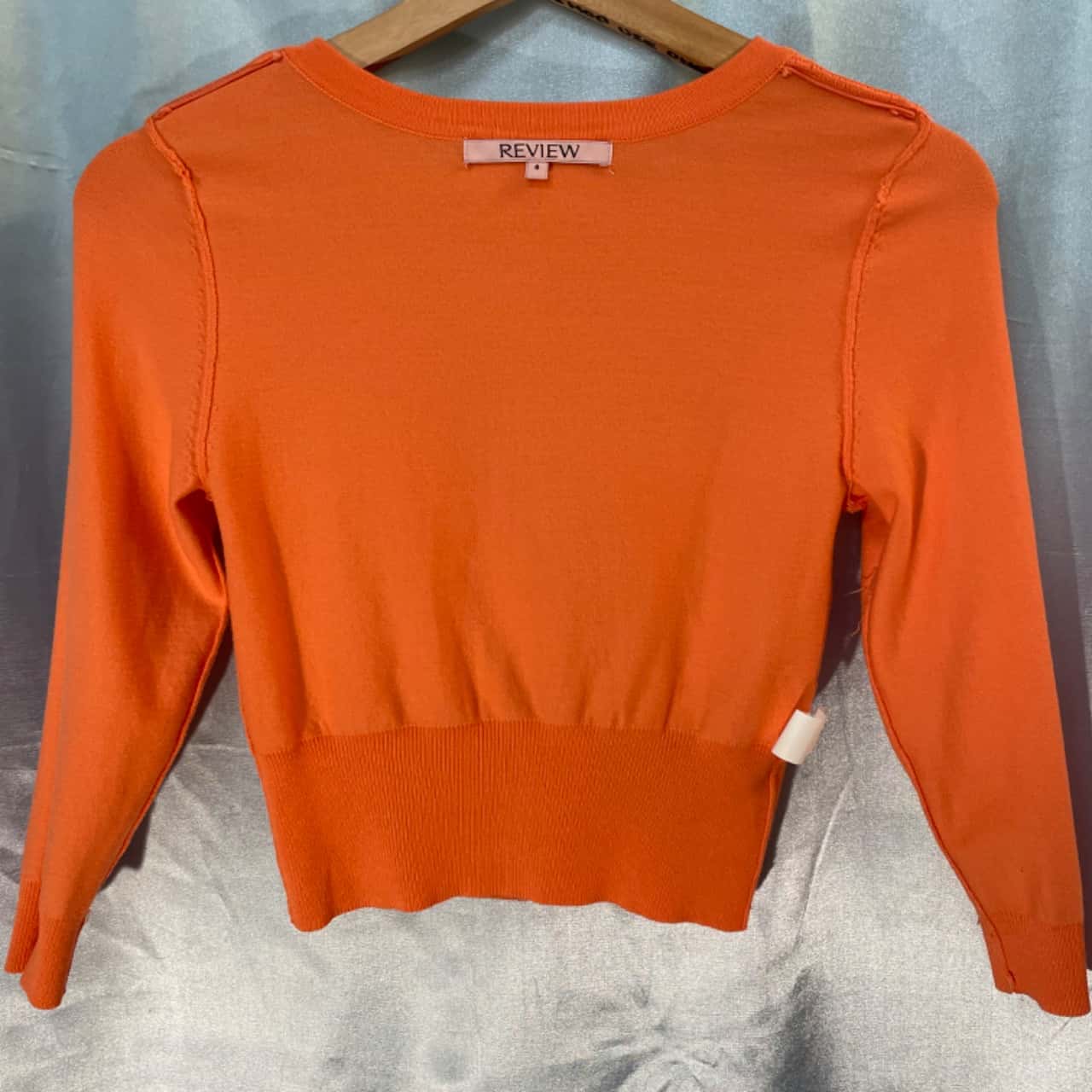 Review Womens Size 6 Long Sleeve Orange (s)