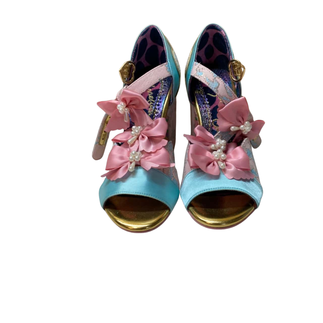 Irregular Choice Womens Size 38 Blue / Pink Shoes