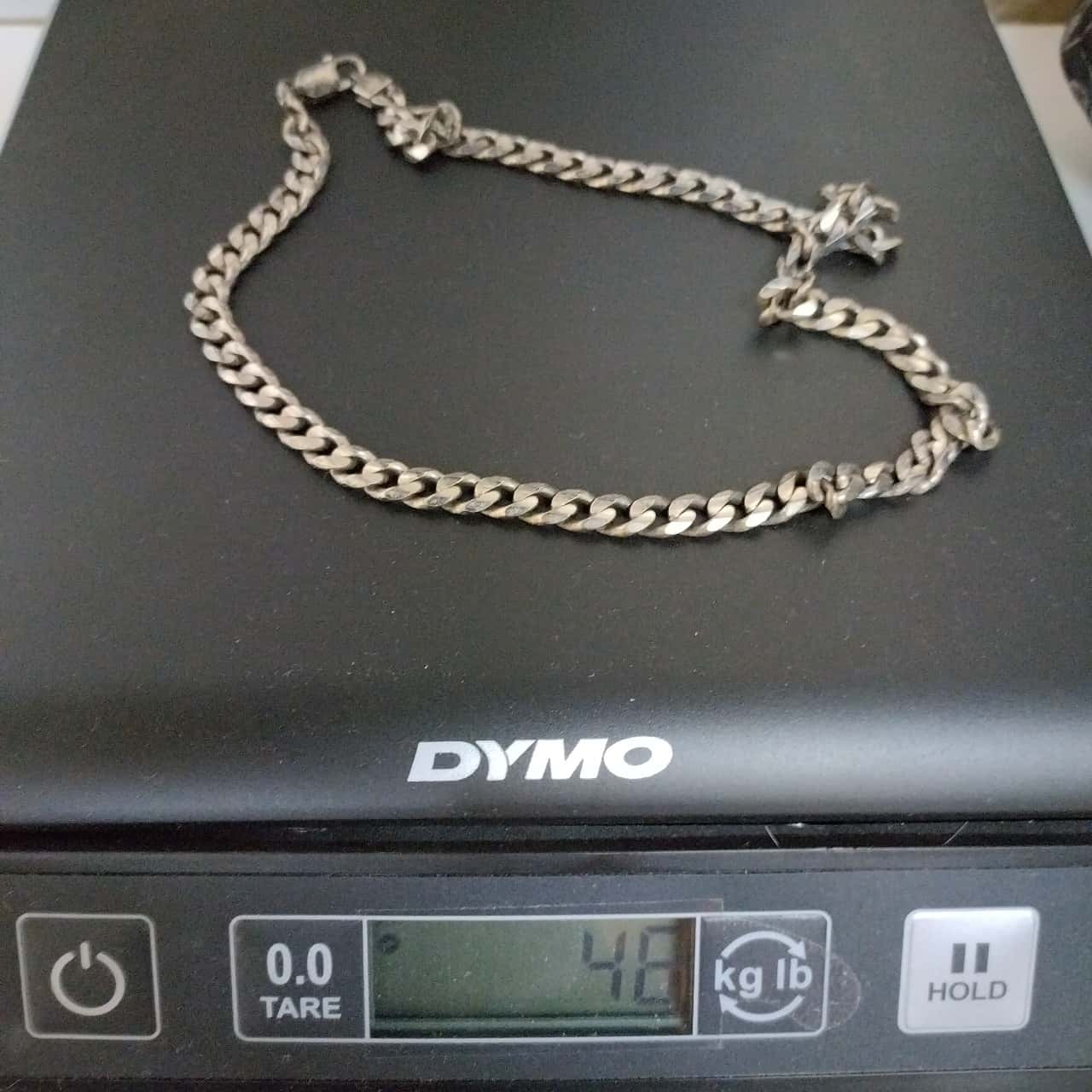 Mens Vintage Curb Chain HPJ Sterling Silver(s)