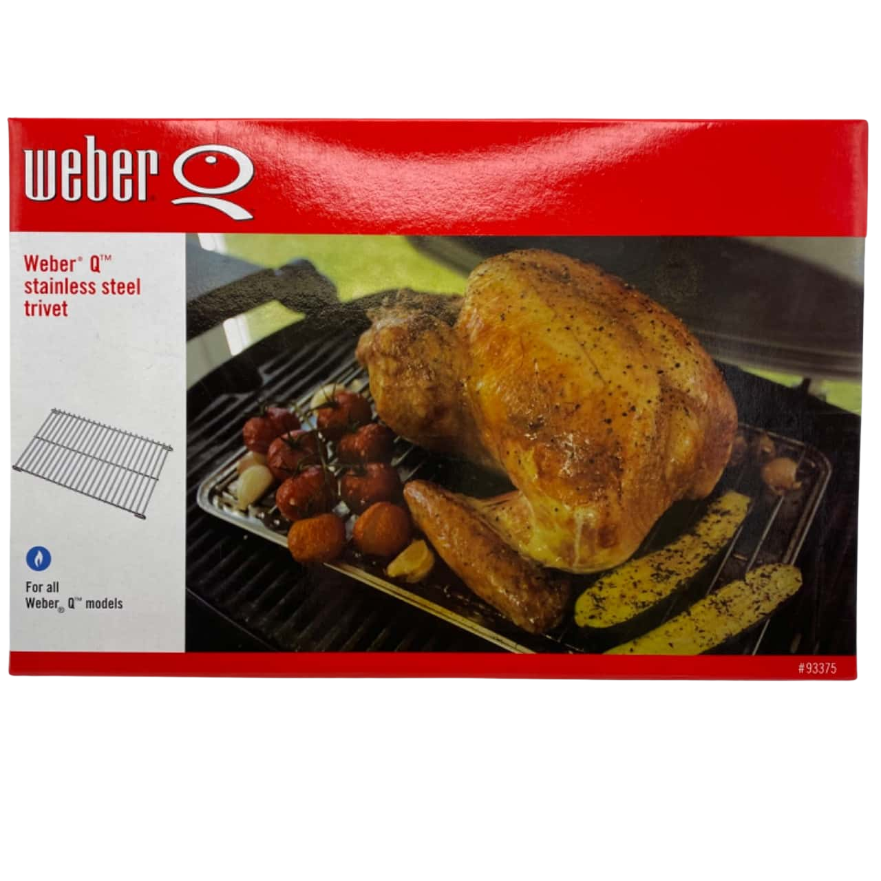 NWOTWeber Q Stainless Steel Trivet