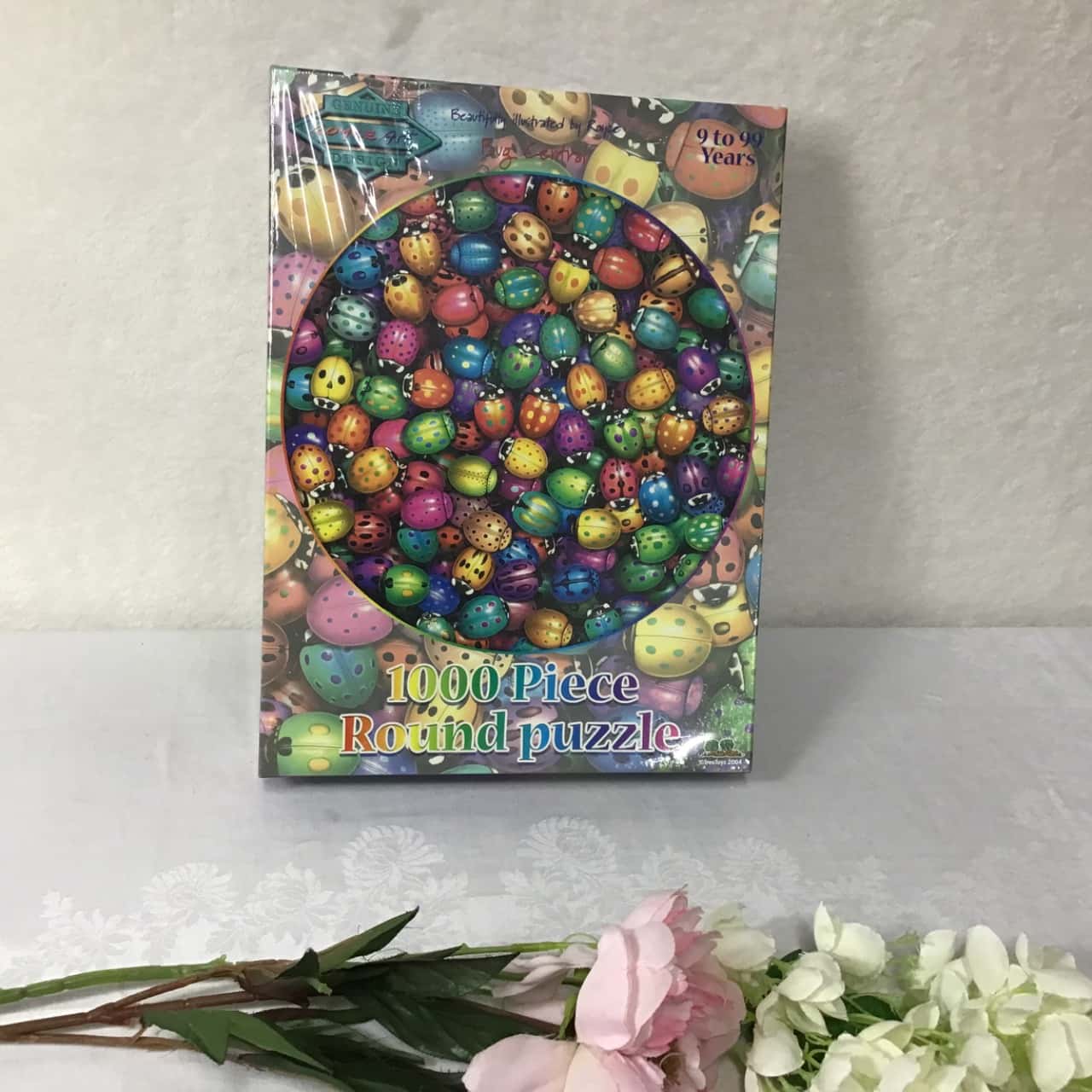 Genuine Royce Art Design “Bug Central” 1000 Piece Round Puzzle ...