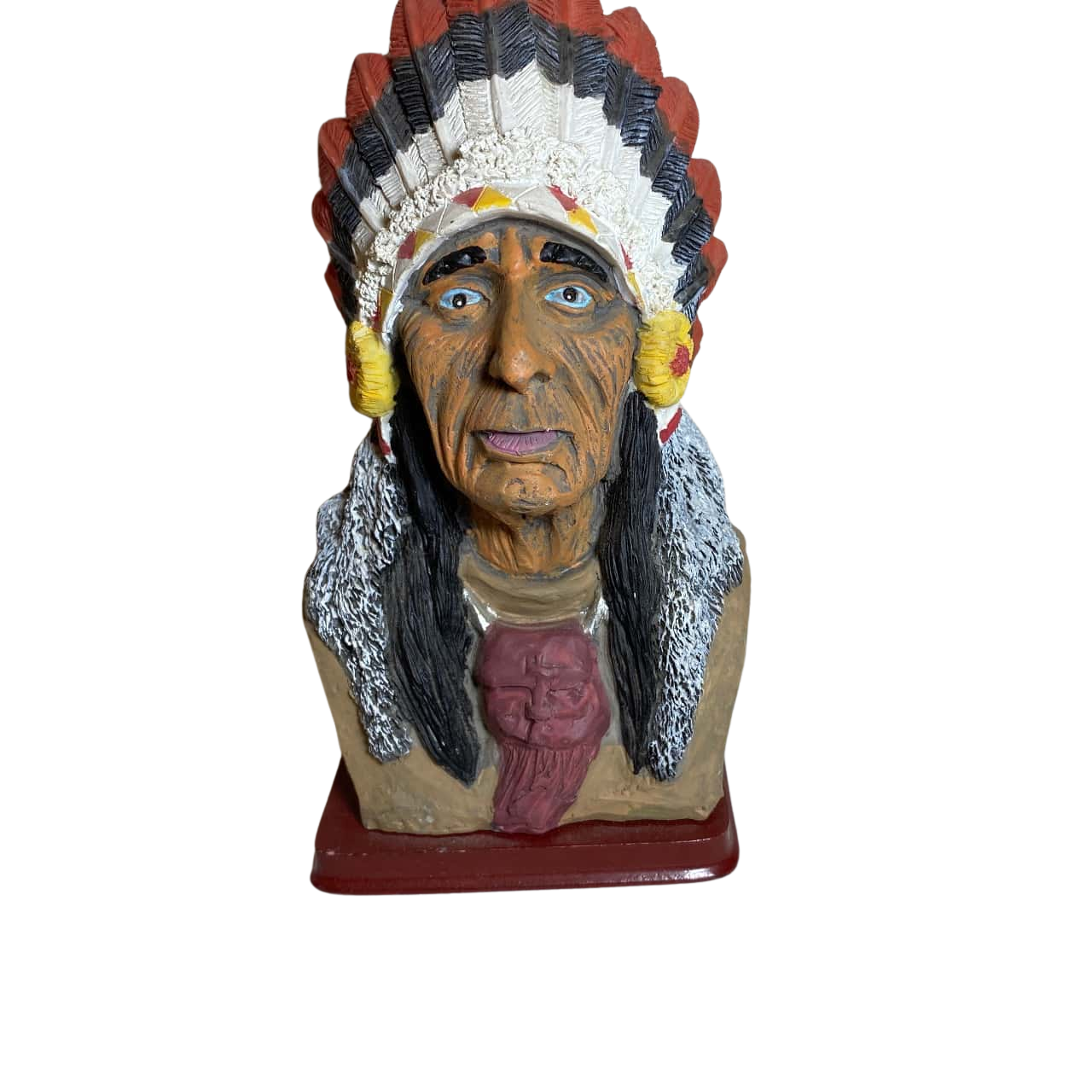 Indian Chief half Fig 17x9 cm(s)