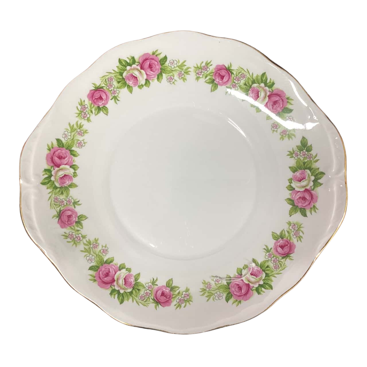 Vintage Colclough Pink Flowers Plate
