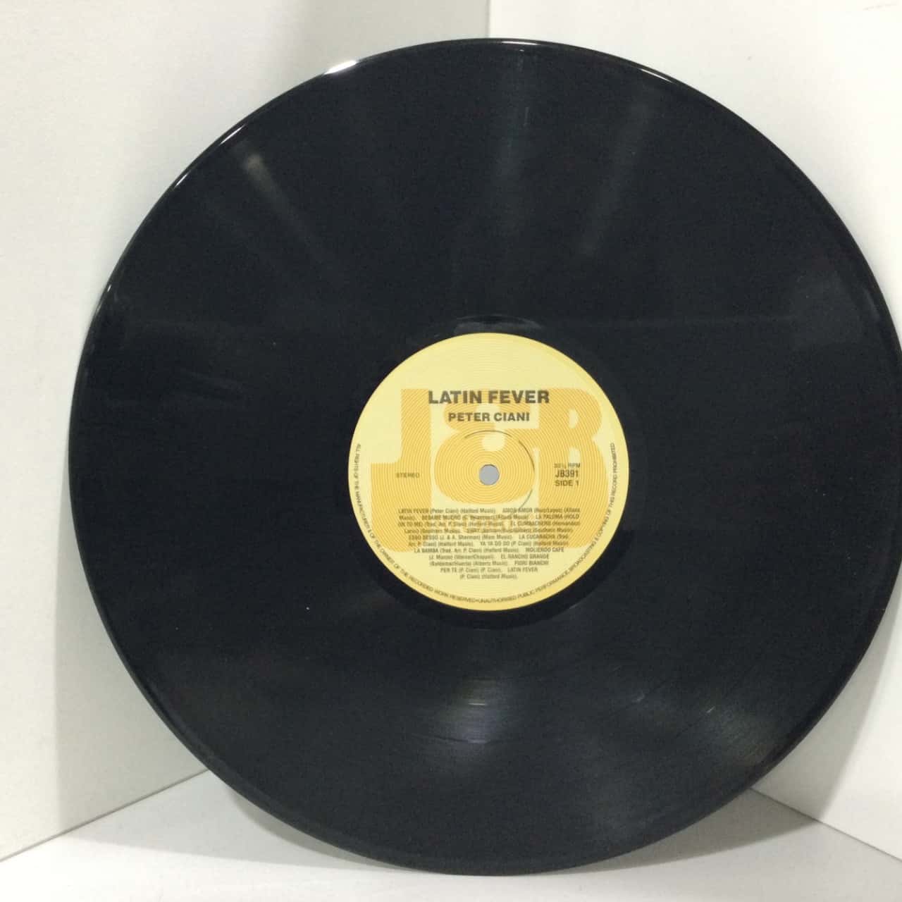 Latin Fever Peter Ciani Vinyl Record