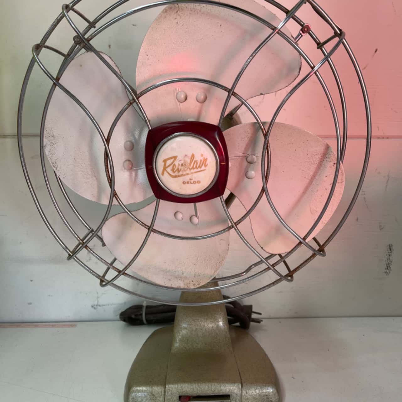 Vintage Art Deco Decorative Desk Fan REVELAIR