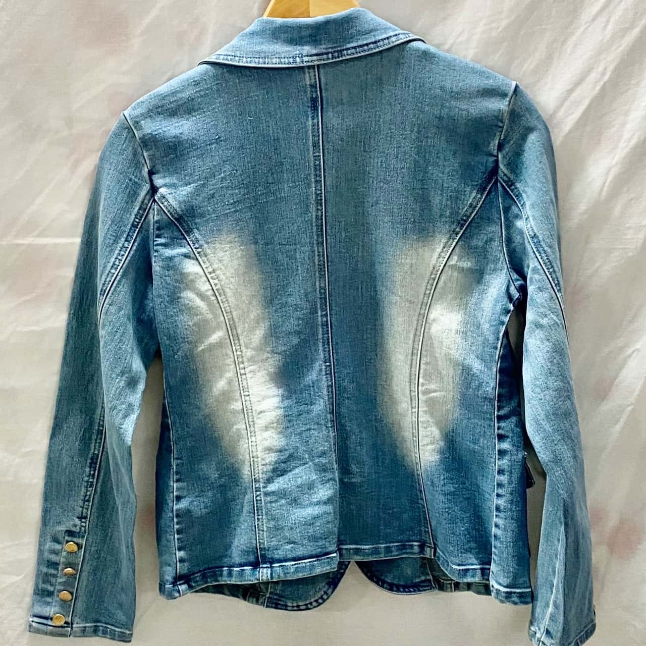 Caroline Morgan Size 12 Denim Jacket Blue-perfect for winter(s)