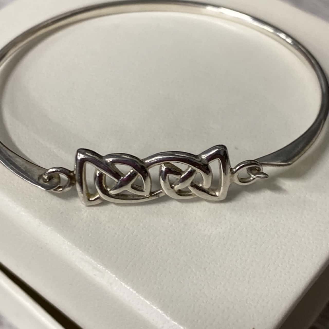 Sterling silver Celtic bangle (s)