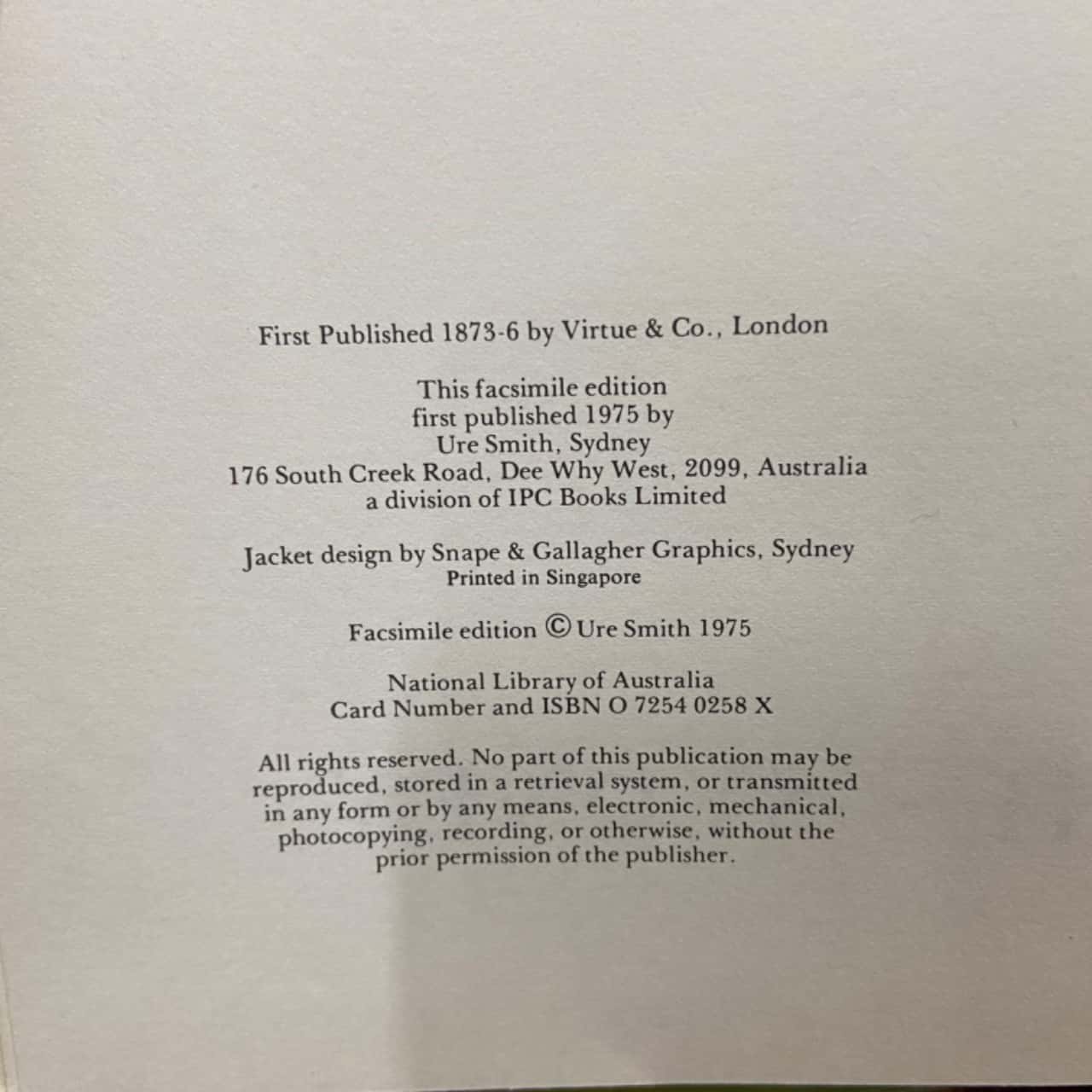 Australia In The 1870’s - Edwin Carton Booth Hardcover(s)