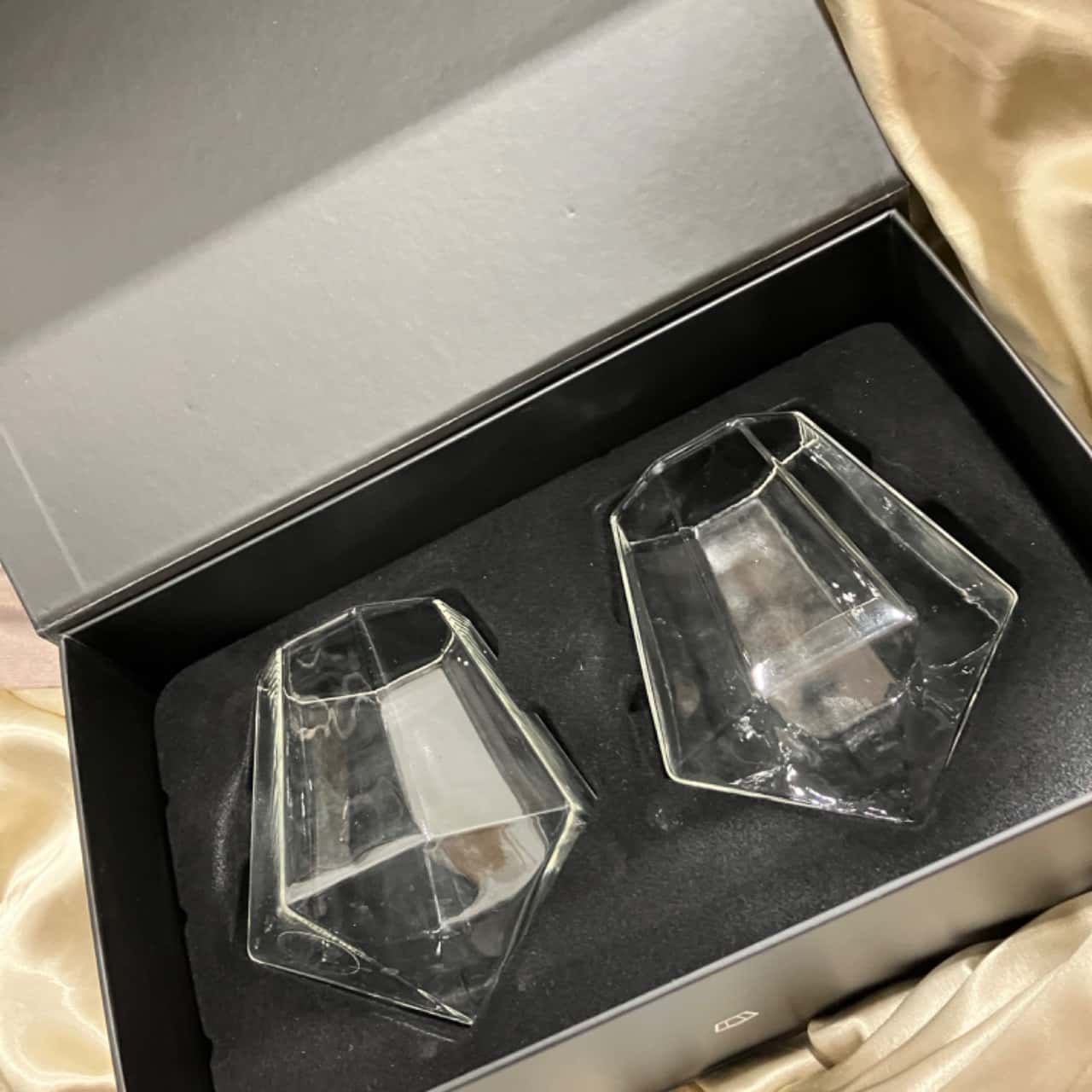 Diamond Glasses Tumblers x2
