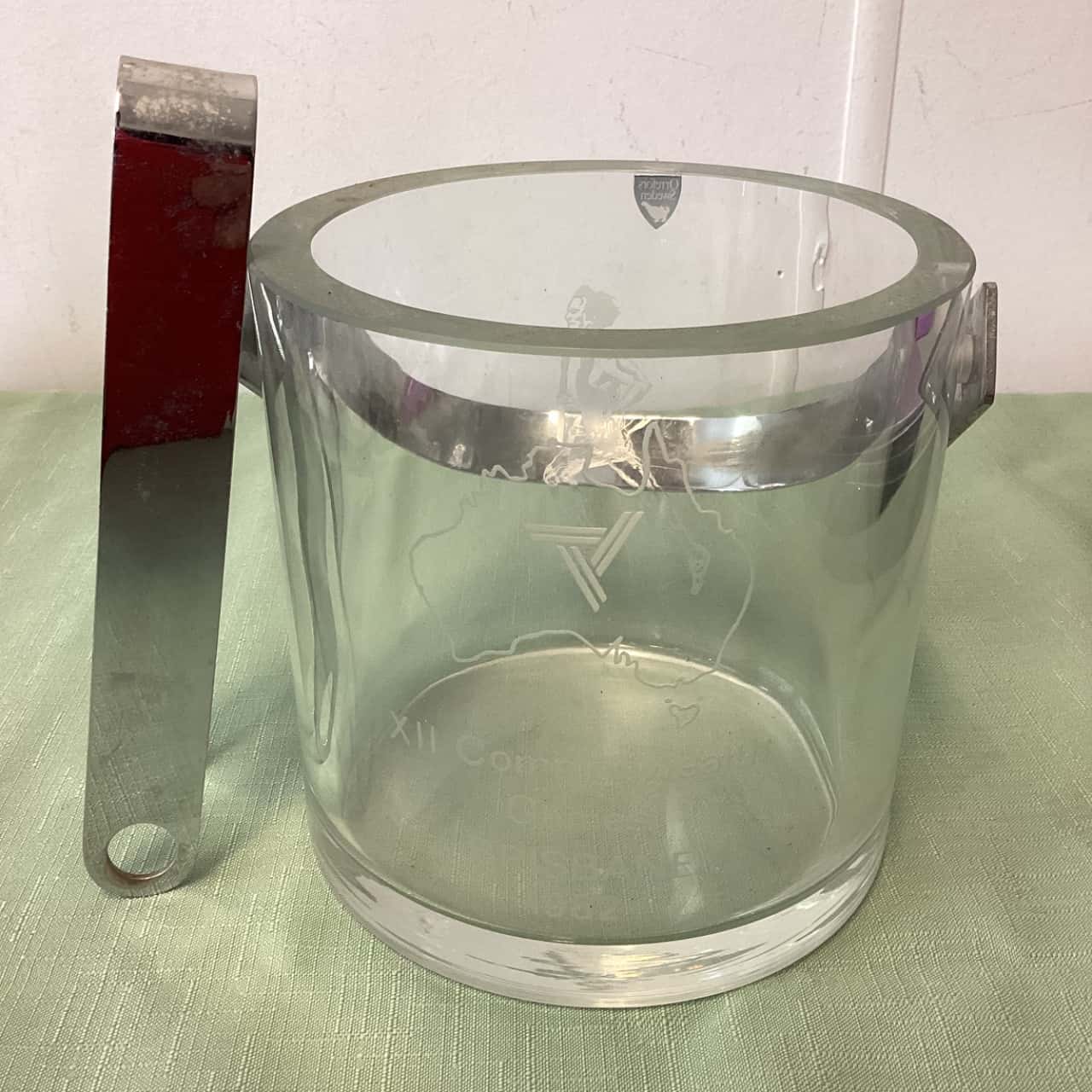 Rare Vintage Orrefors Crystal Ice Bucket - No. 18 of 100 - Brisbane ...
