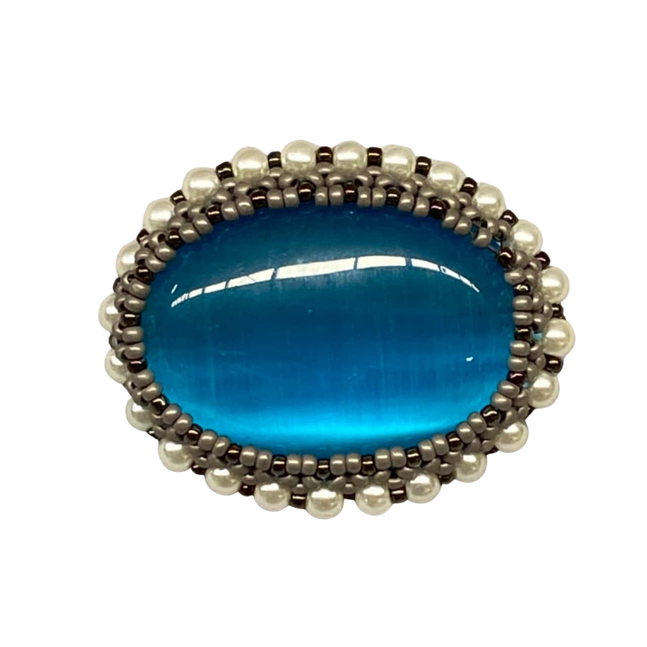 Womens Blue Glass Brooch (s)