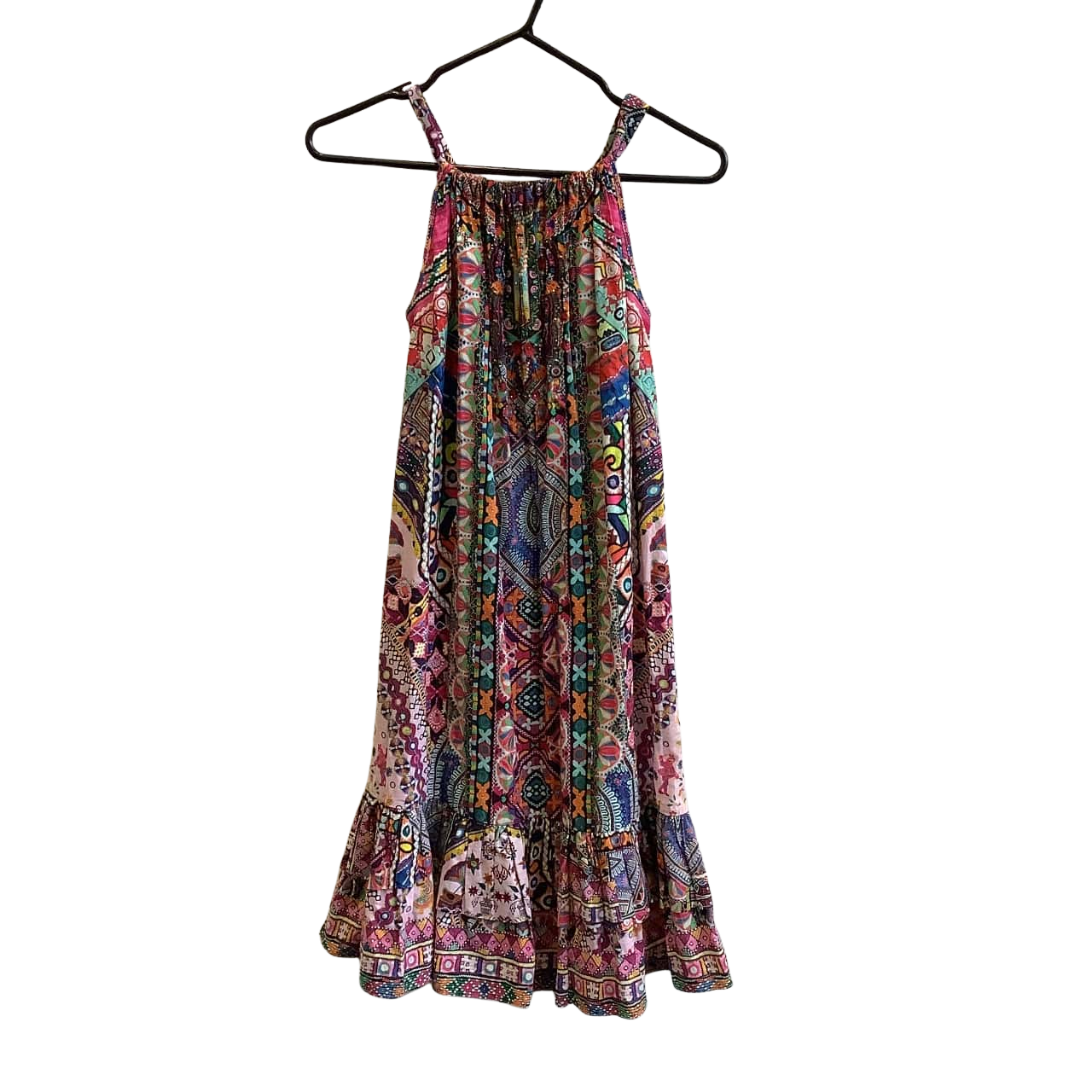 Camilla Girls Size 10 Mini Dress Multicoloured Pattern