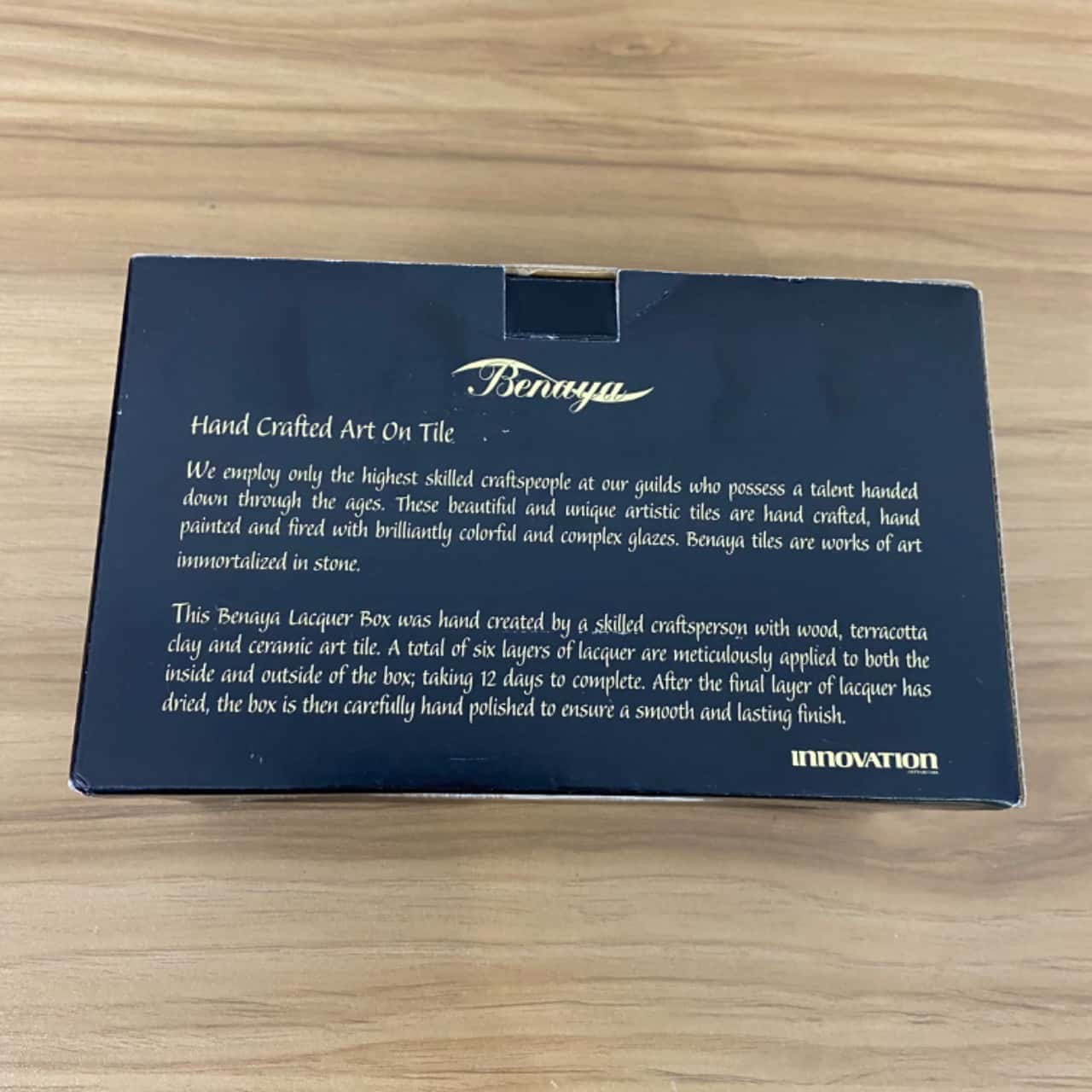 Benaya by Innovation 3” x 6” Art on Tile Lacquer Box (s)