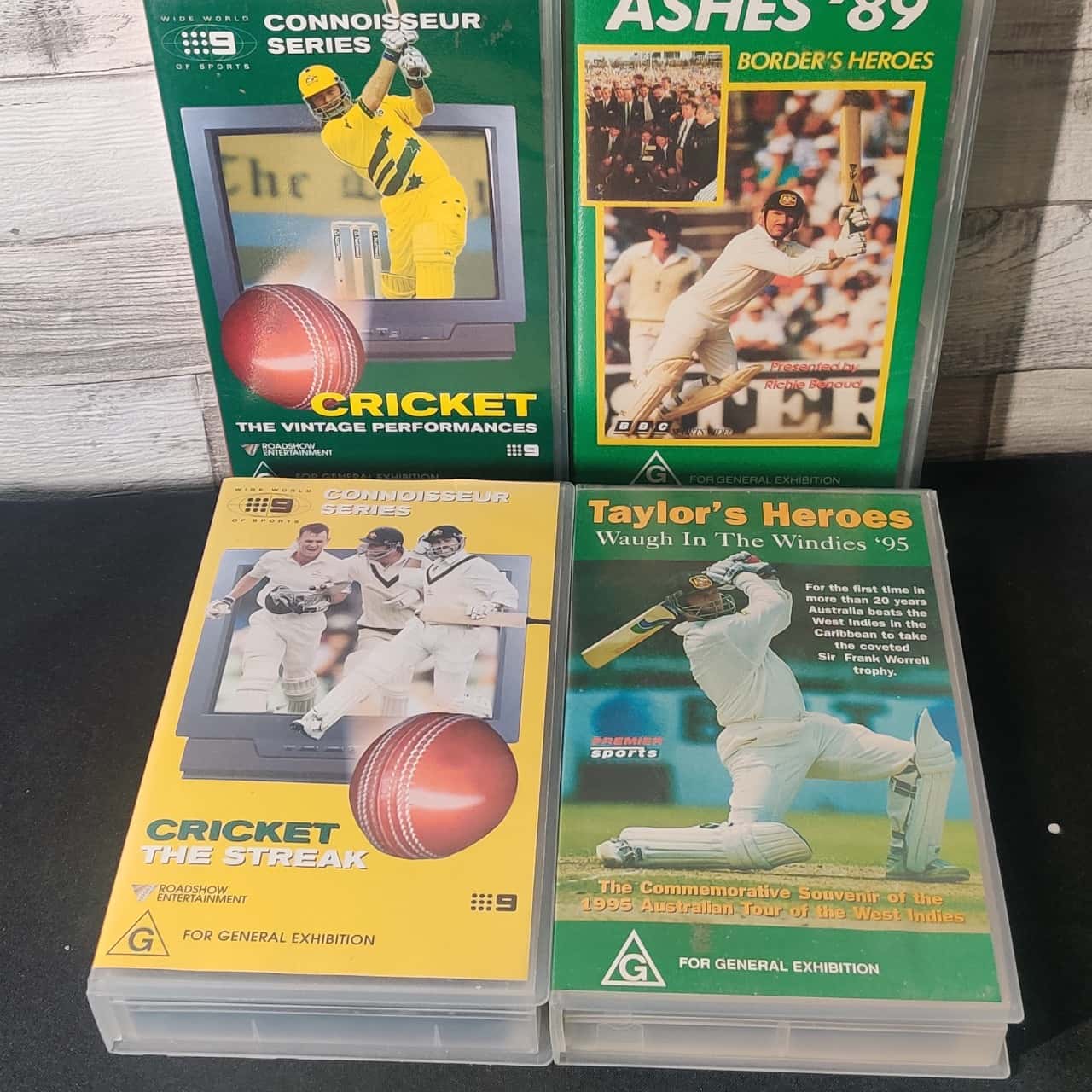 10x cricket VHS tapes