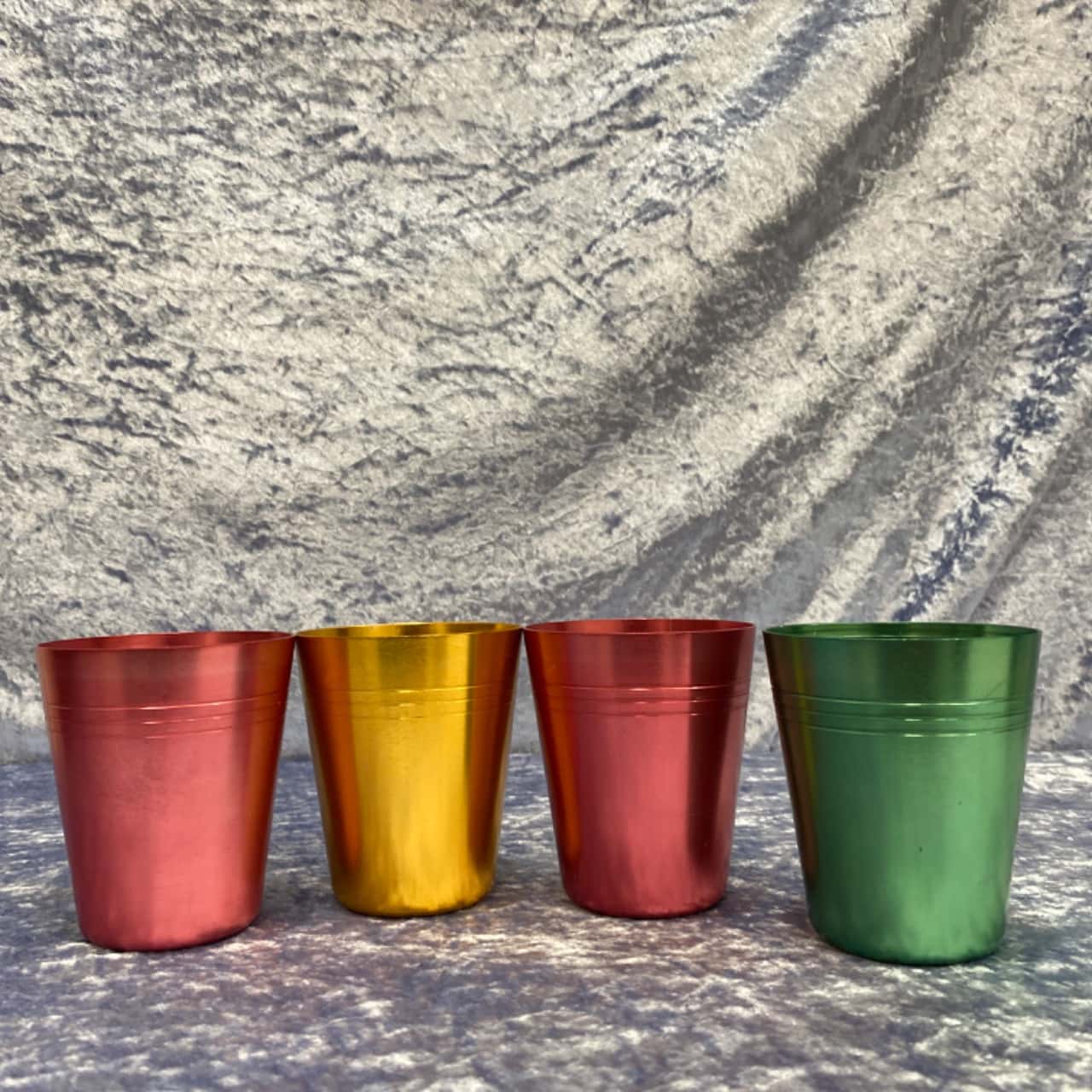 Anodised Picnic Cups 4 Set