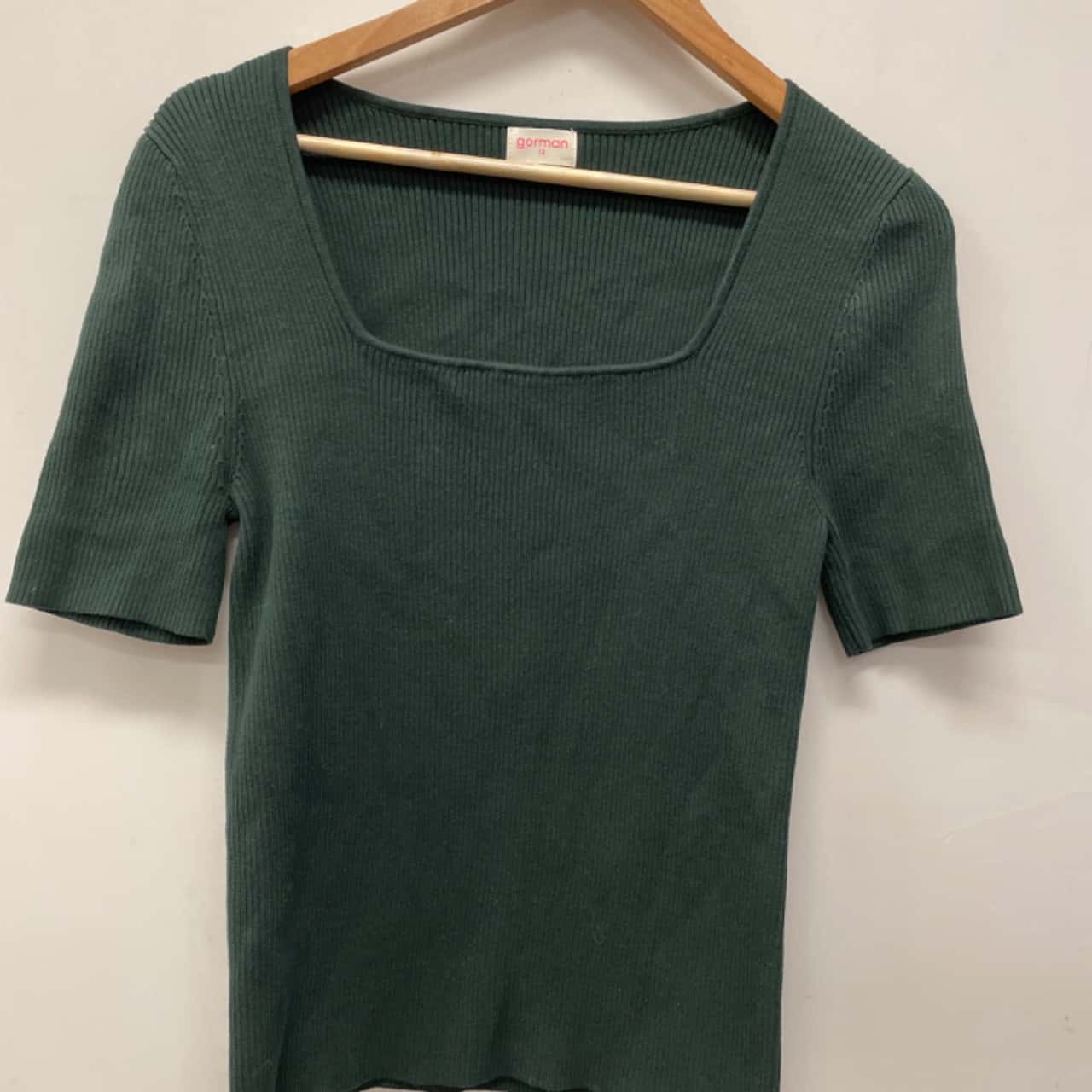 Gorman Womens Size 12 Shirts & Blouses Green (s)