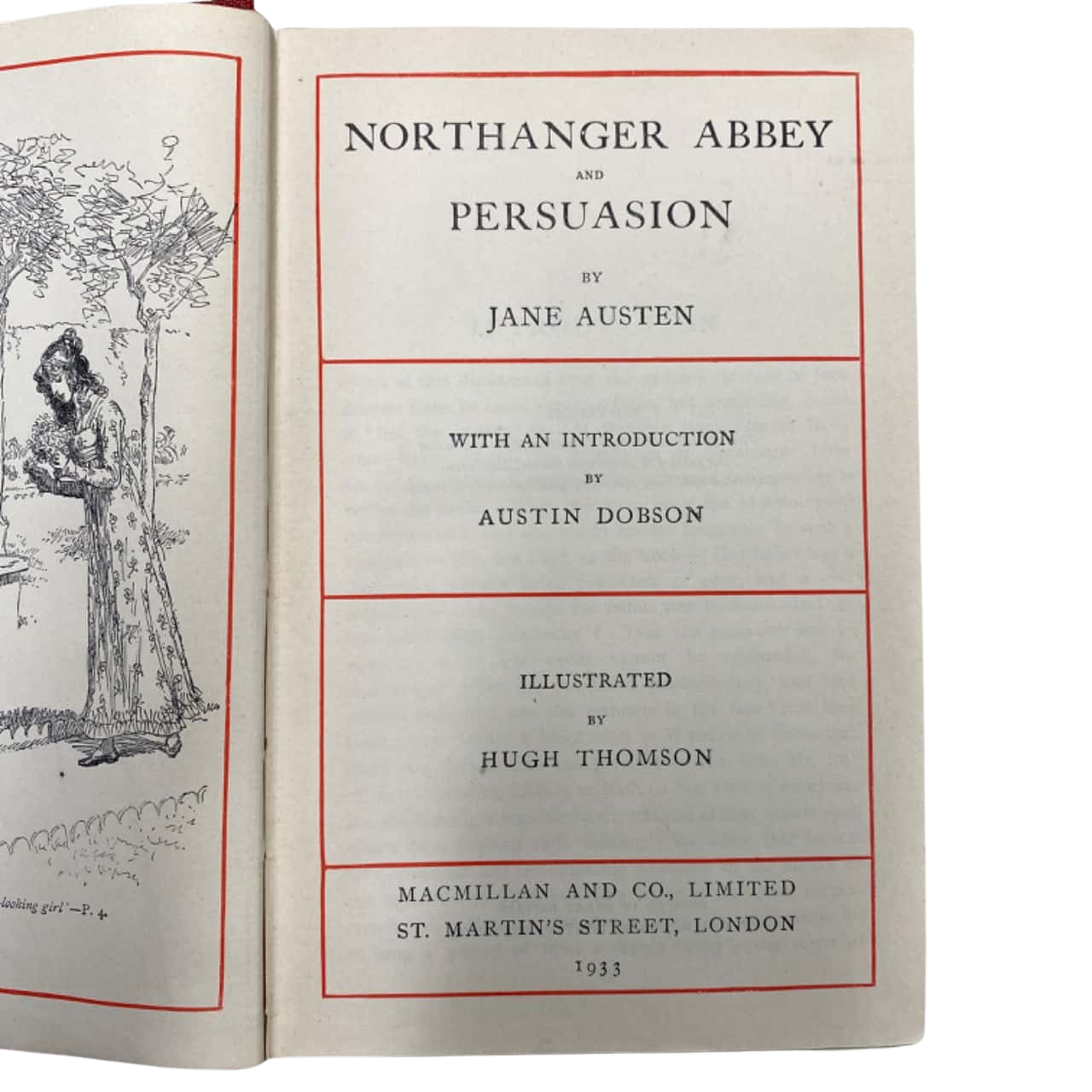 Northanger Abbey and Persuasion by Jane Austen Vintage Book