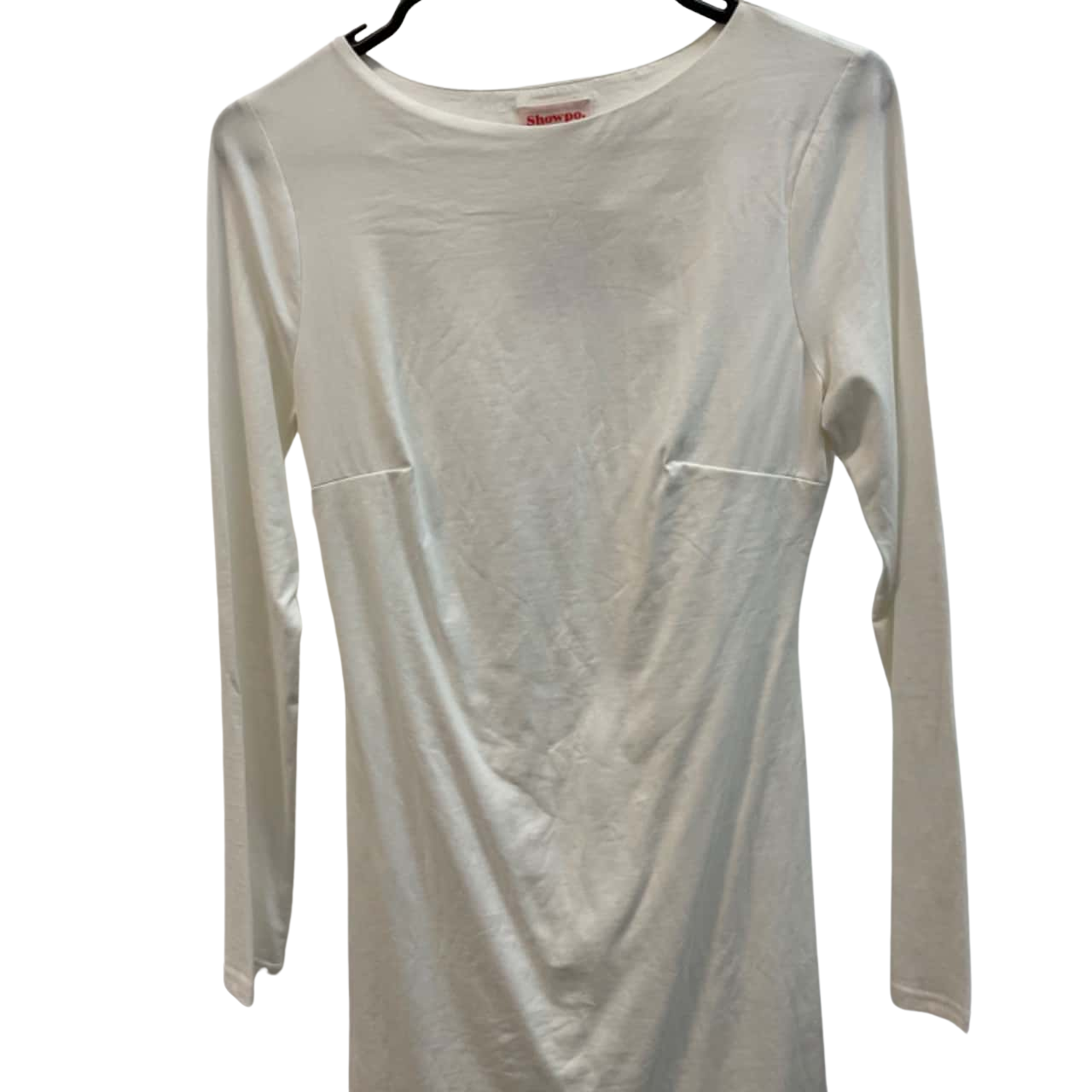 Showpo Womens Size 12 Cocktail Dress / Formal Dress Off White / White