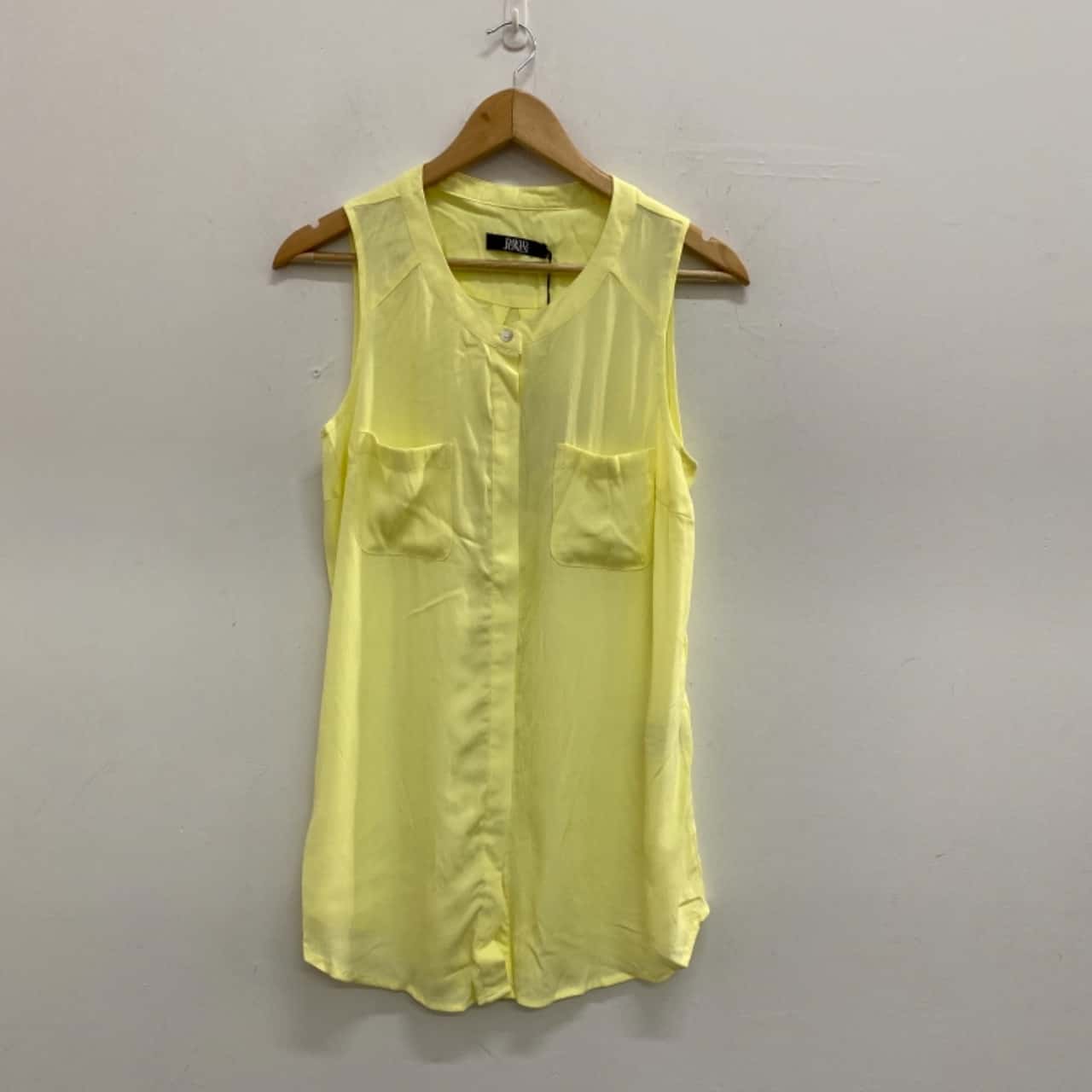 David Jones Womens Size 10 Sleeveless Yellow (s)