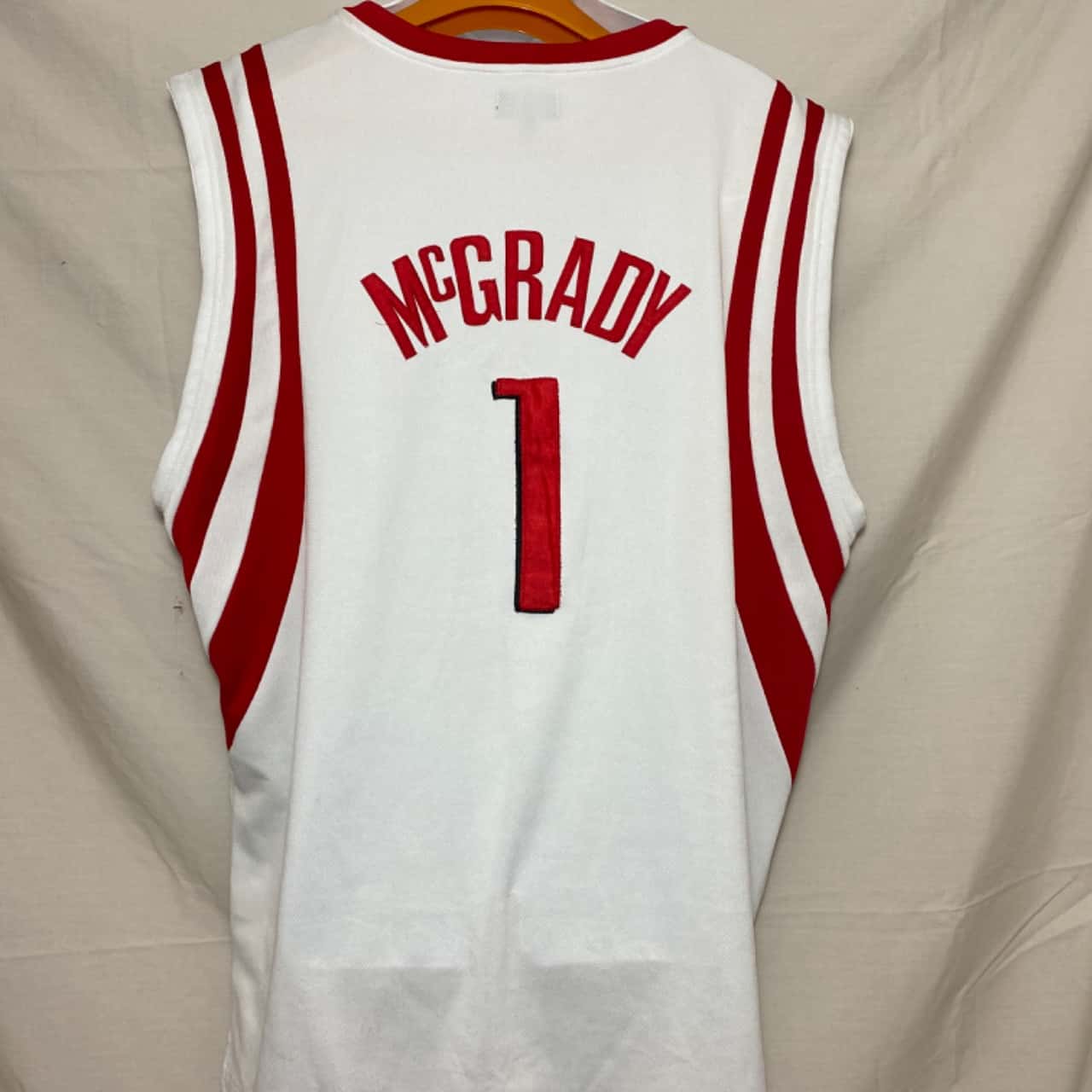 NBA Rockets 1 McGrady Singlet Size XXXL Red / White (s)