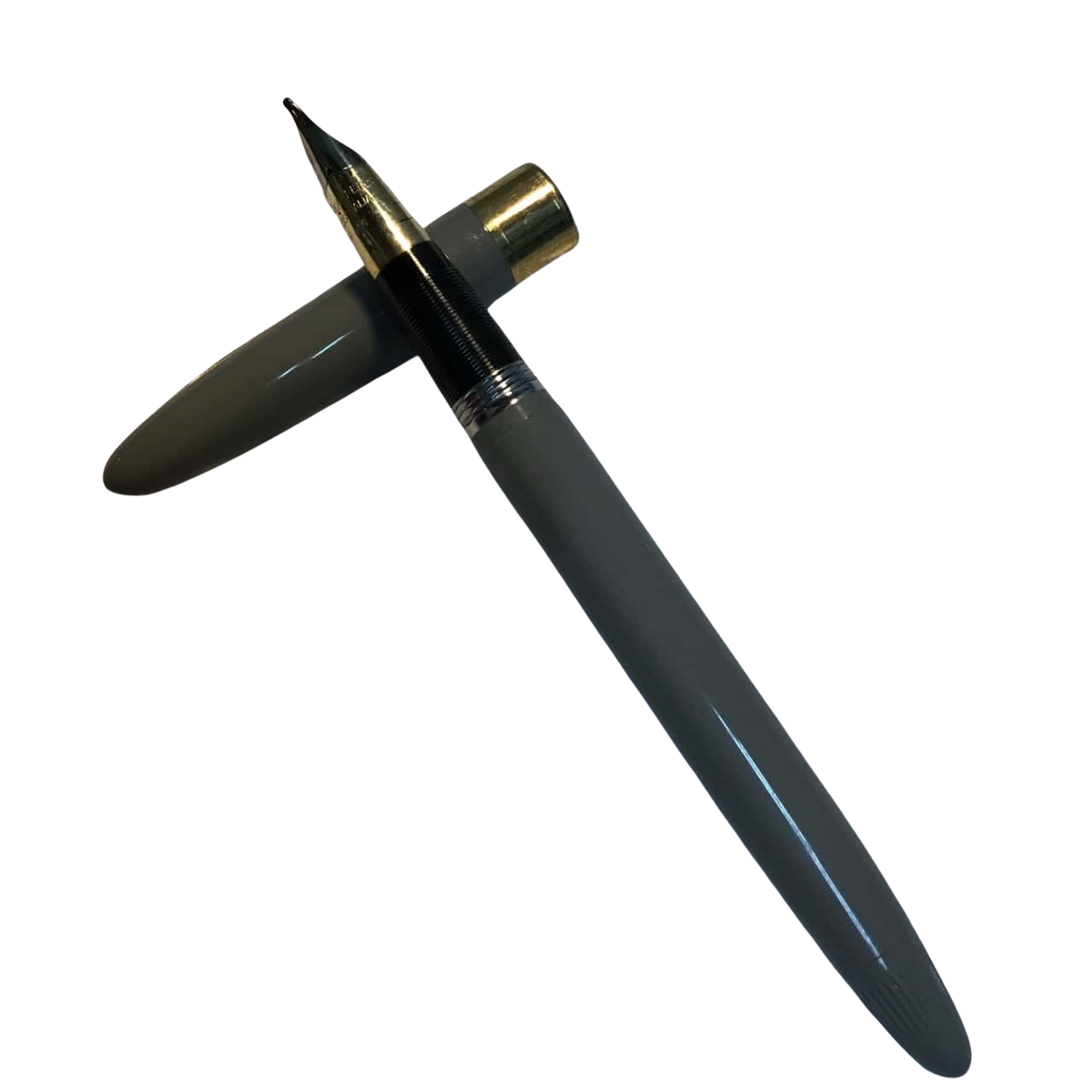 Sheaffer Vintage Statesman Grey Fountain Pen Broad Nib(s)