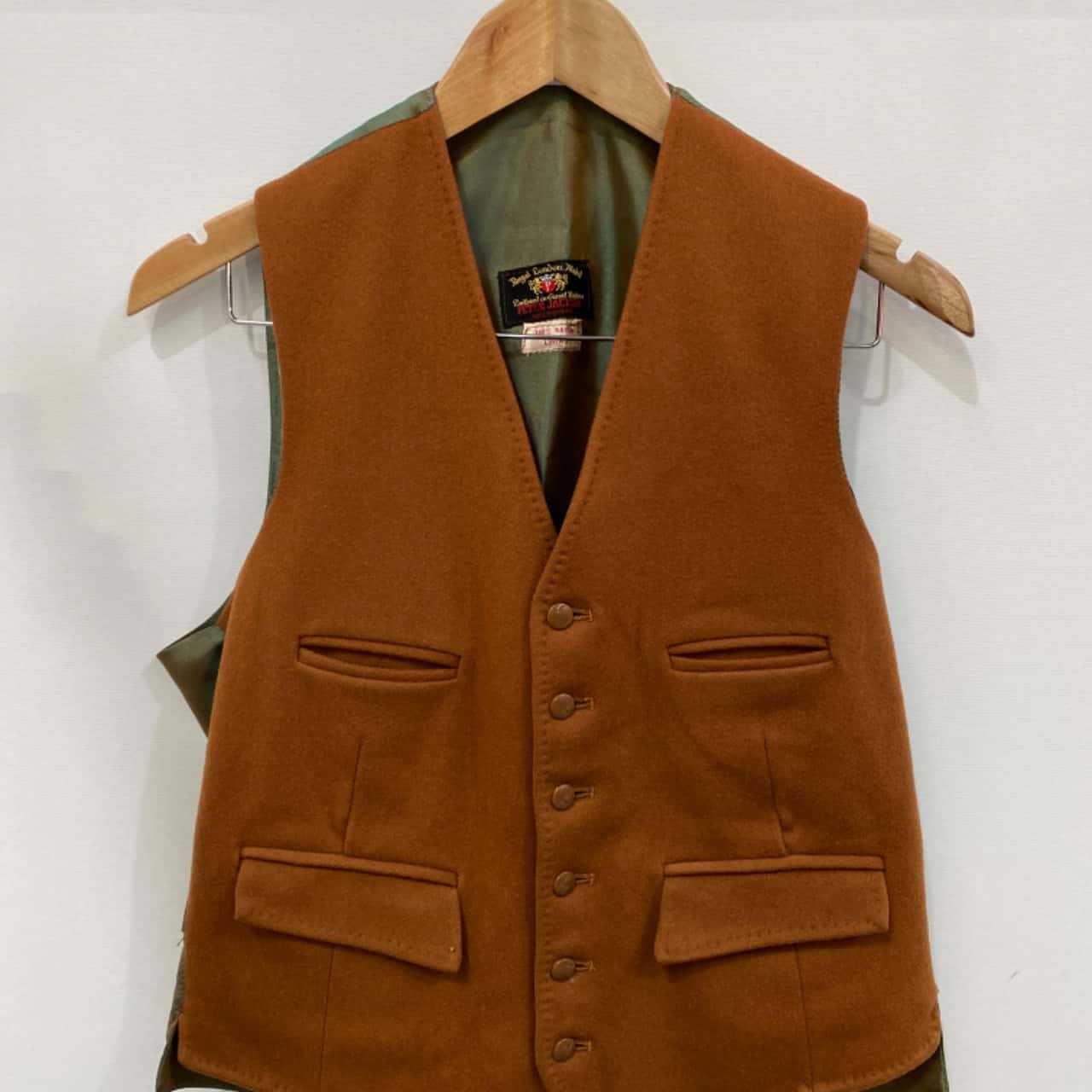 Men’s ‘PETER JACKSON’ Brown Wool Vest(s)