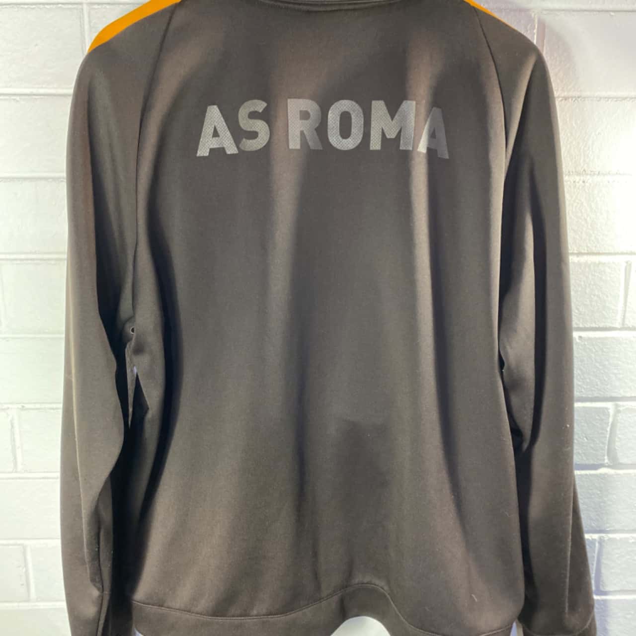 Nike Mens AS Roma Jacket Size XL Brown / Gold (s)