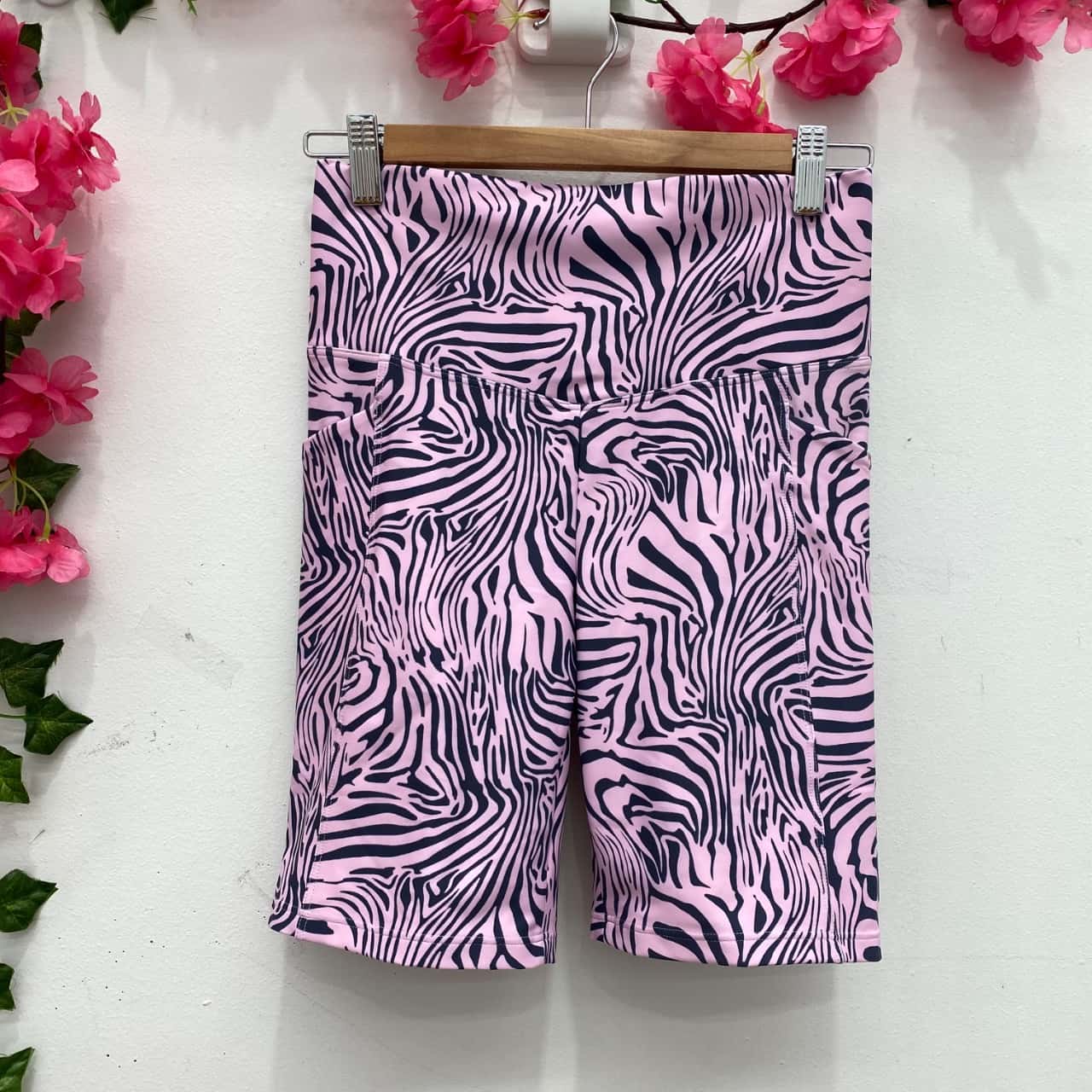 Rockwear Womens Quad Tights Size 10 Pattern / Pink