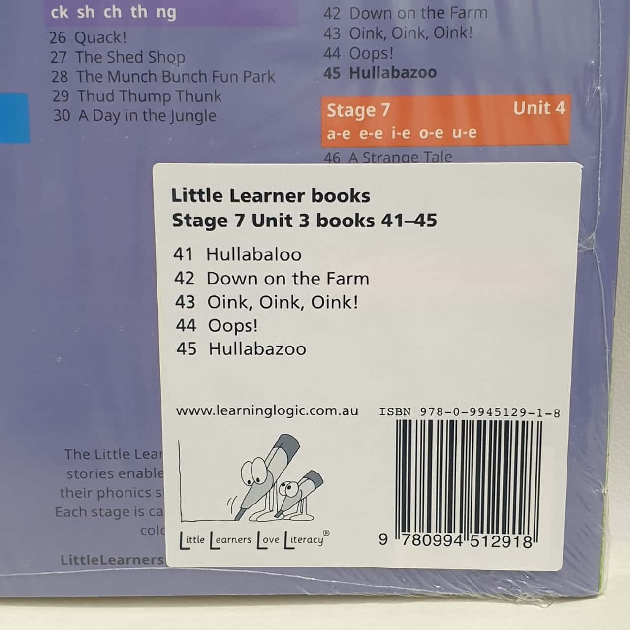 New Sealed Little Learners Books, Stage 7 Unit 3(s)