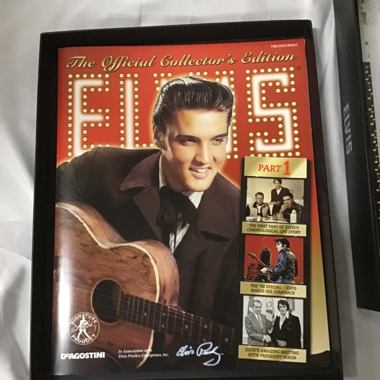 Elvis official collectors edition part 1 ONLY.