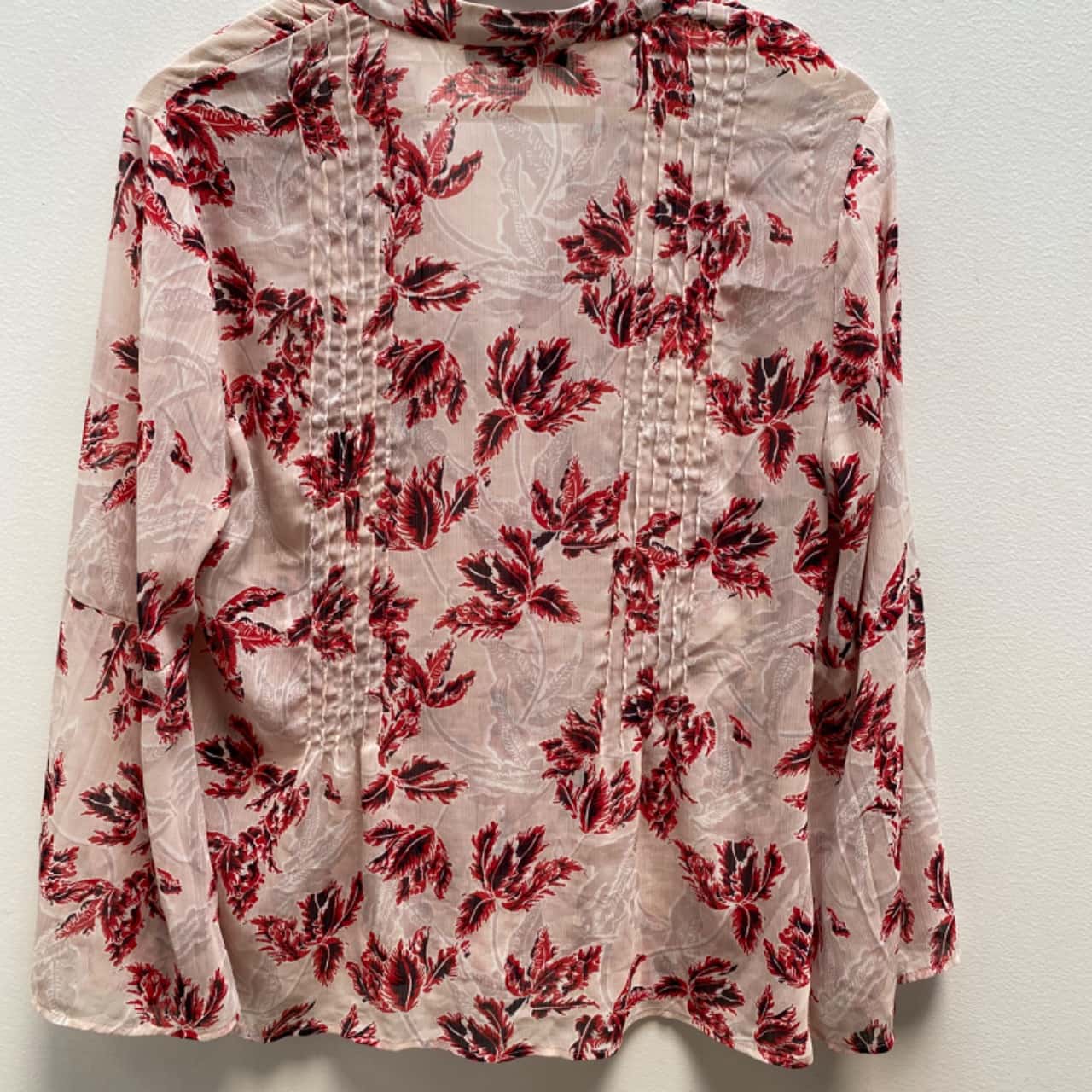 SABA Womens Red Floral Shirt(s)